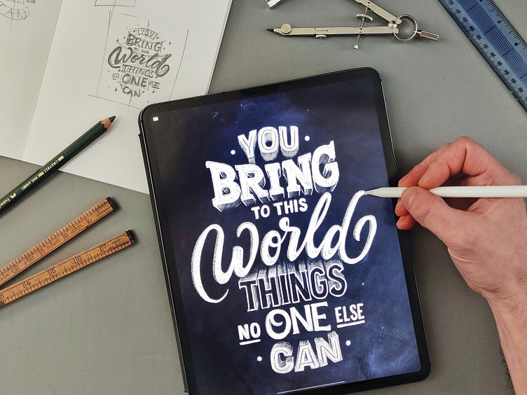 You Bring Things by Ian Barnard on Dribbble