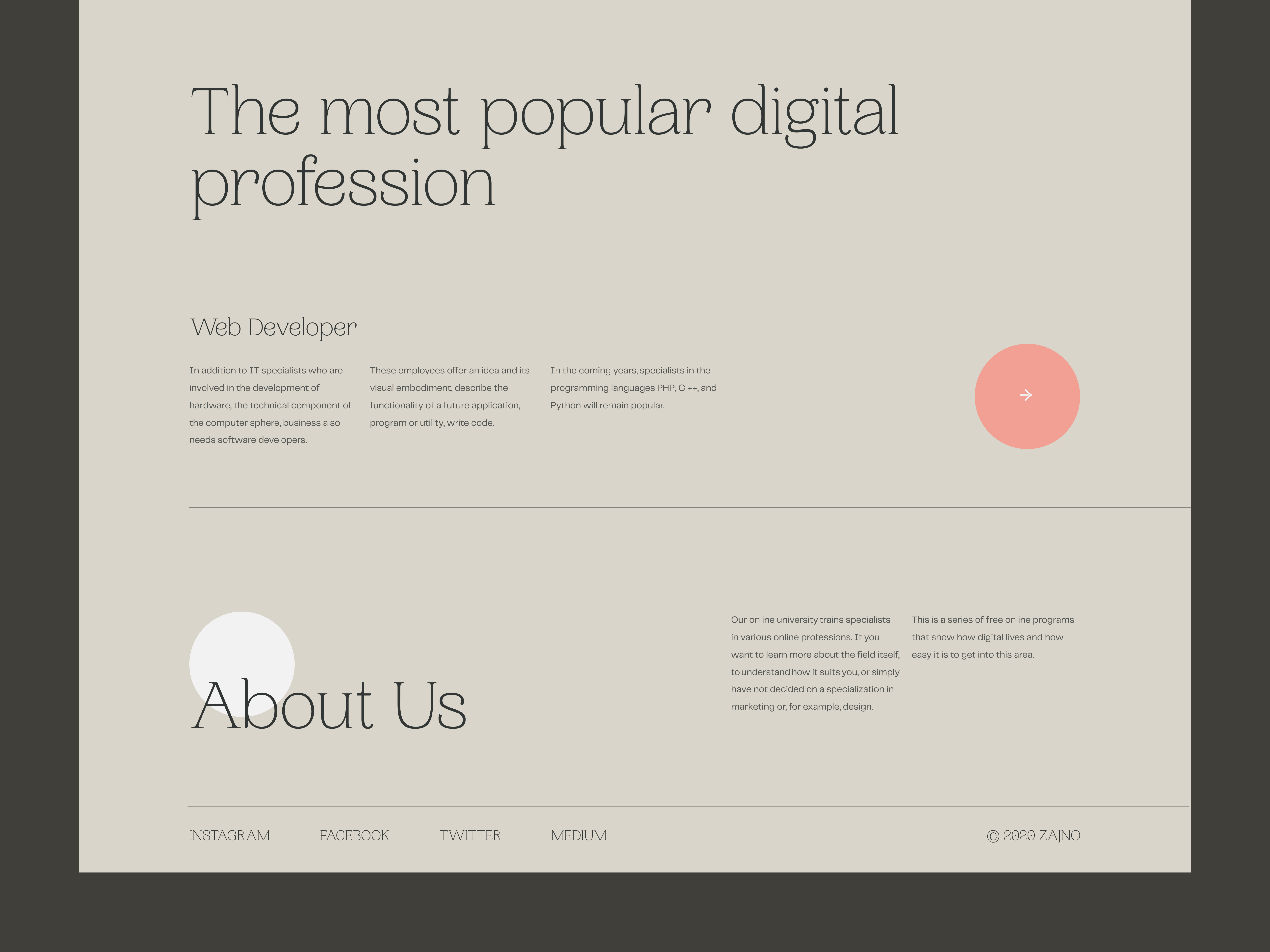 Digital Creative Jobs Educational Platform by Alisha Chef for Zajno on ...