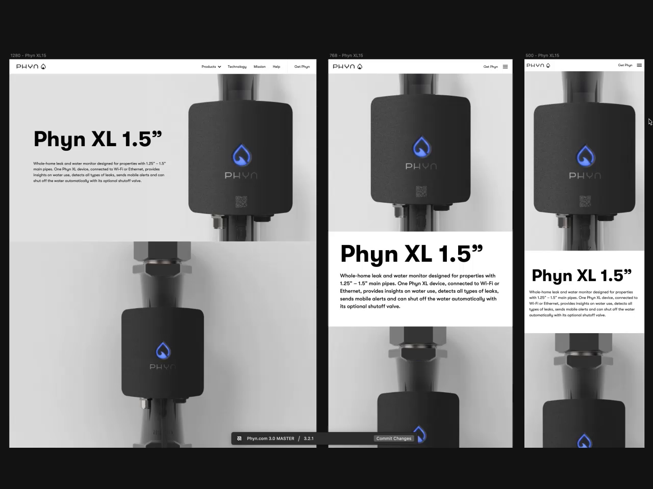 Phyn.com Prototype by Dirk Rowe on Dribbble