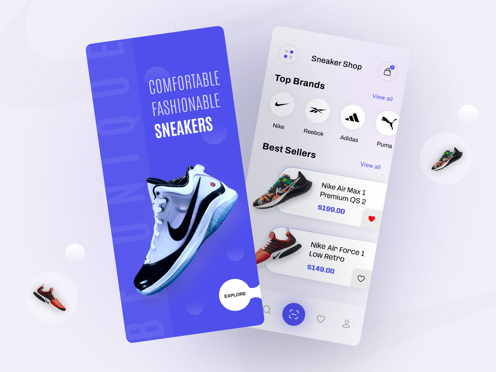 Shoes Store Mobile App by MQoS UI/UX for MultiQoS on Dribbble