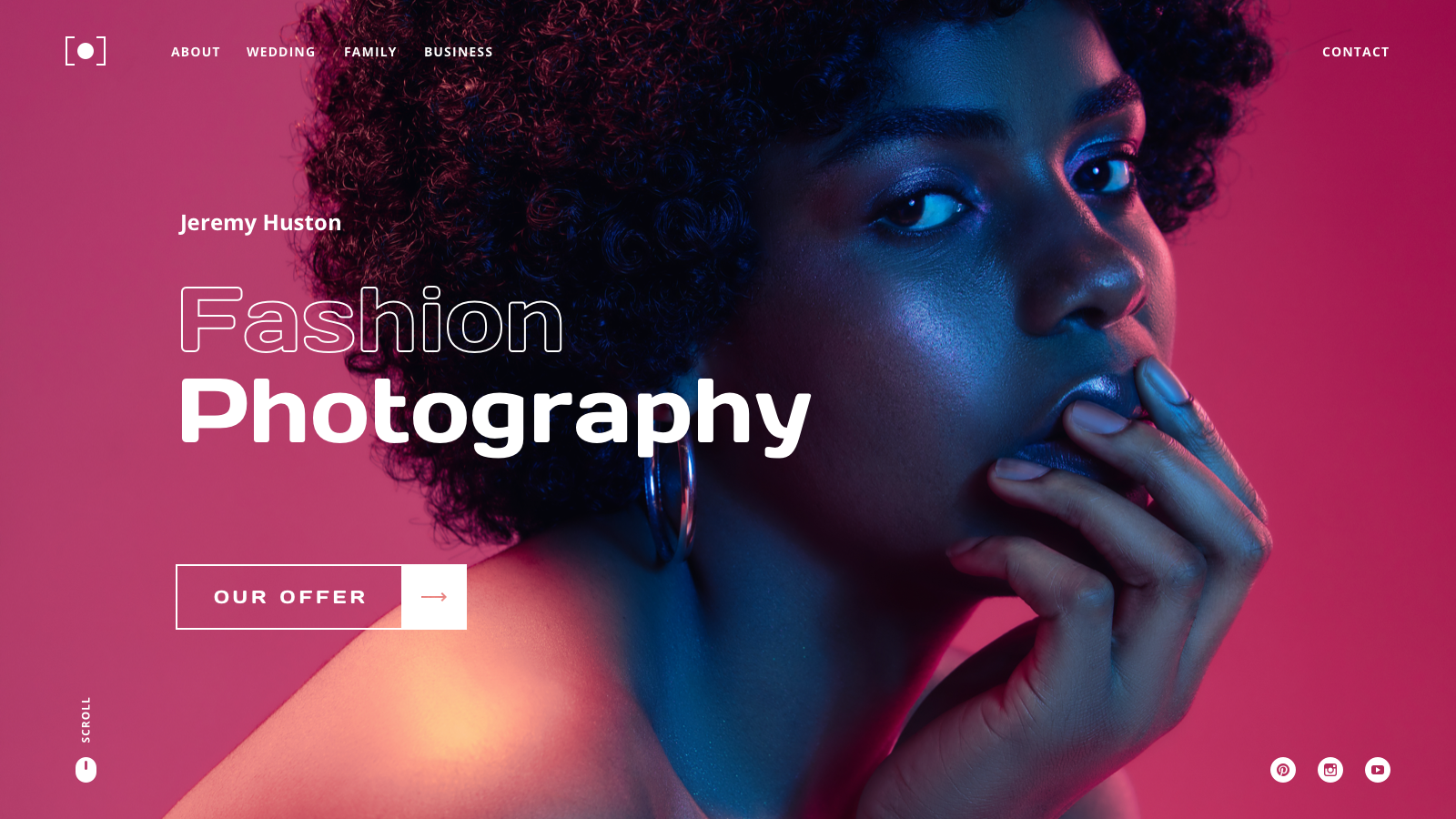 Photography Portfolio - Concept web design by Jakub Kośla for ...