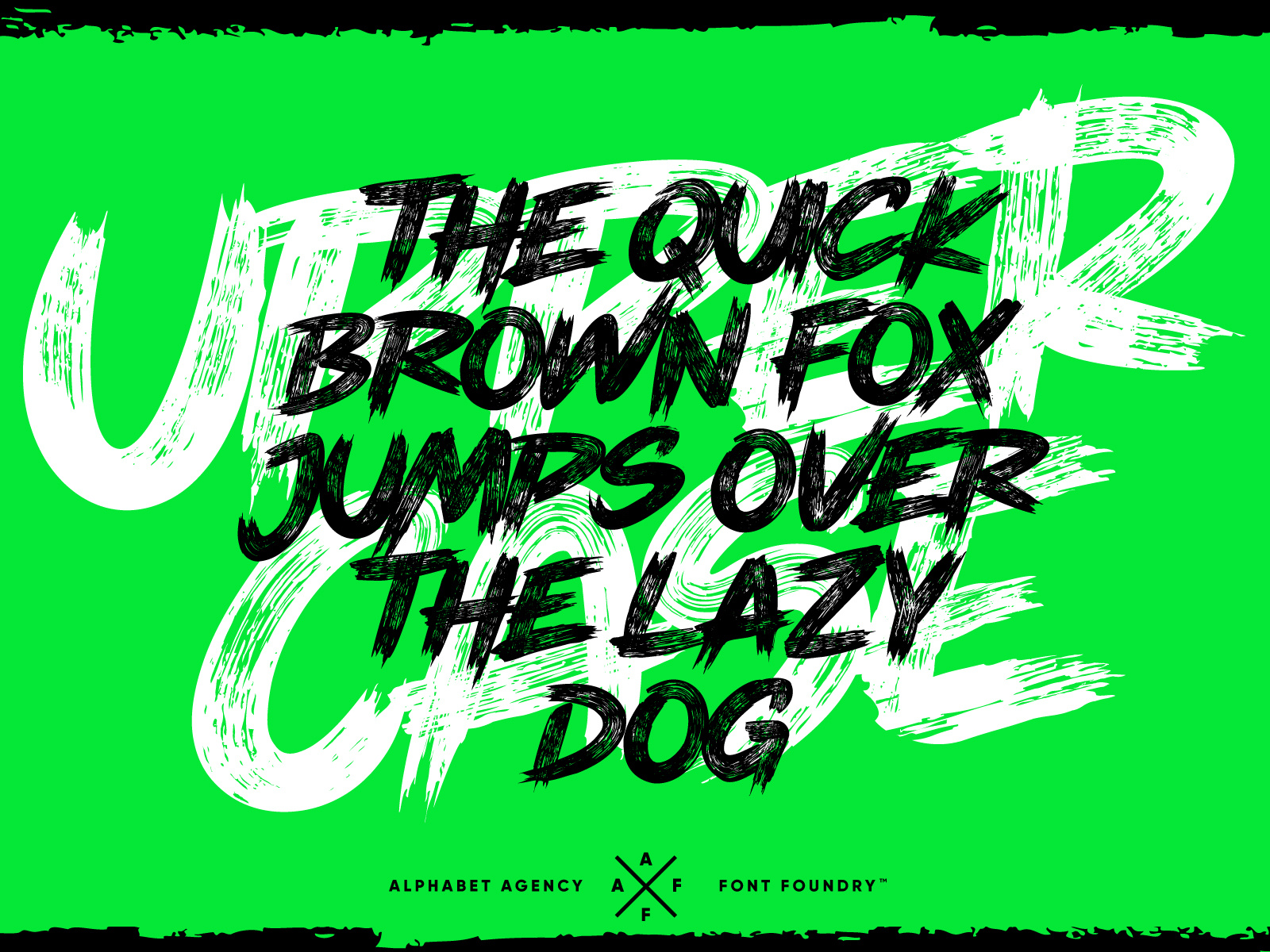 THEY LIVE PAINT BRUSH FONT by Alphabet Agency on Dribbble