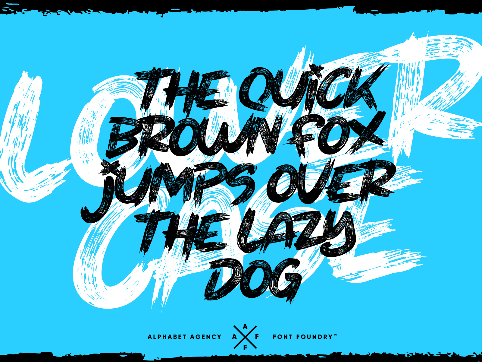 THEY LIVE PAINT BRUSH FONT by Alphabet Agency on Dribbble