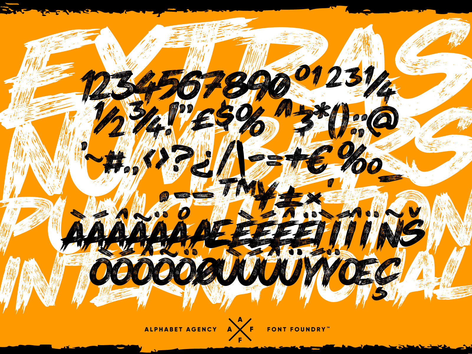 THEY LIVE PAINT BRUSH FONT by Alphabet Agency on Dribbble