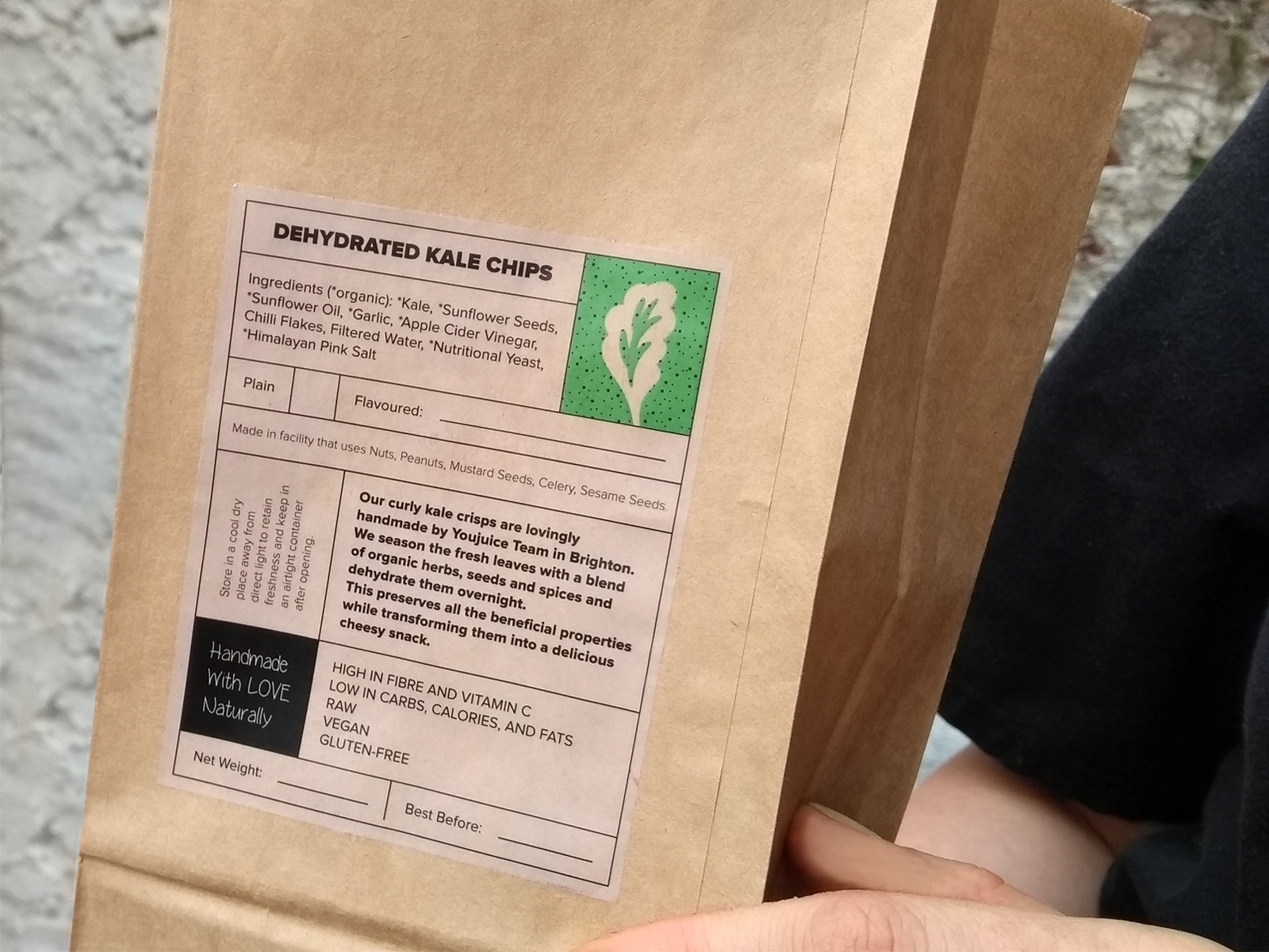 Kale Chips Lettering Stamp by Marietta Todorova on Dribbble