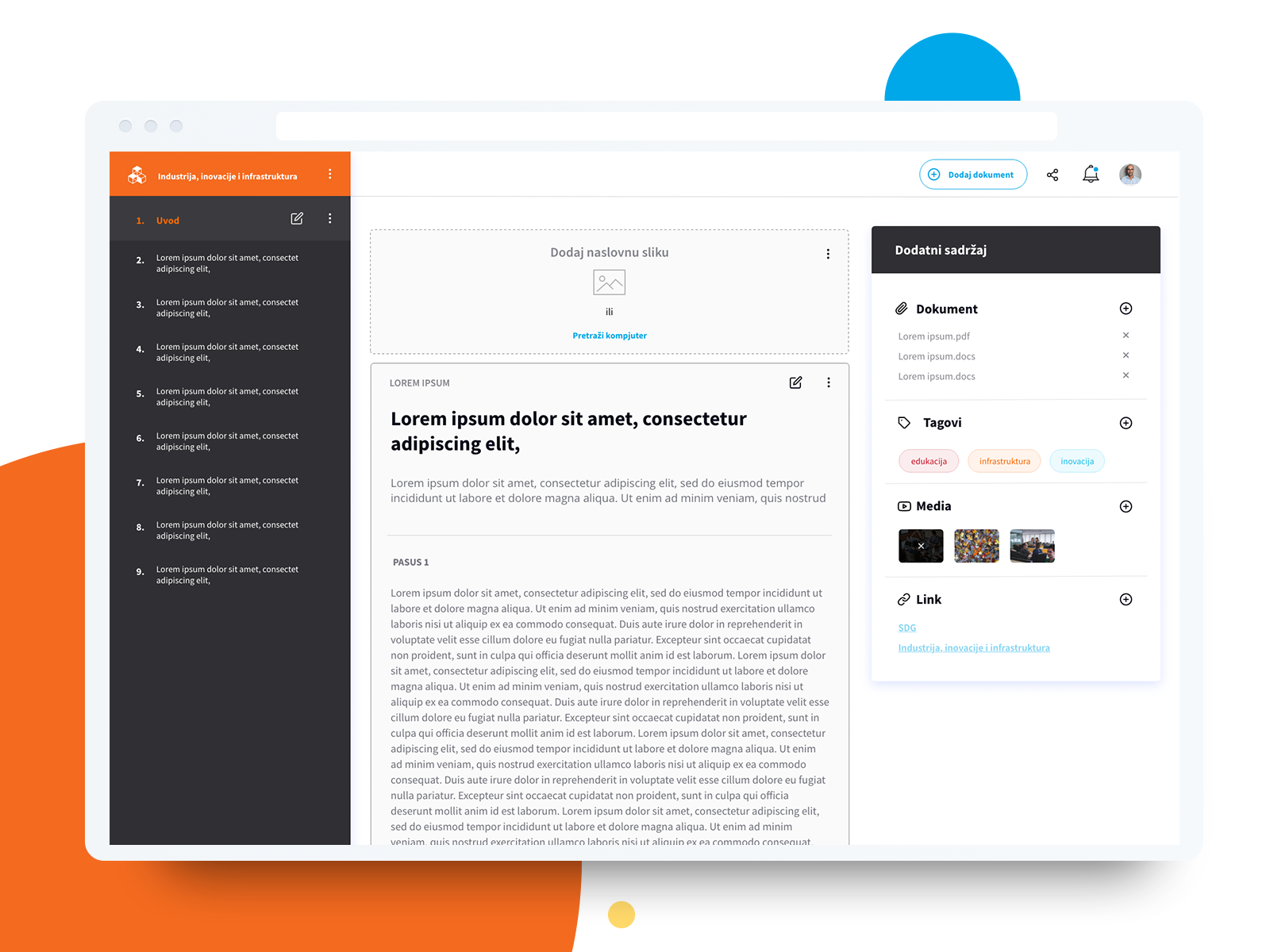 Visual text editor by Irma Tuzlak on Dribbble