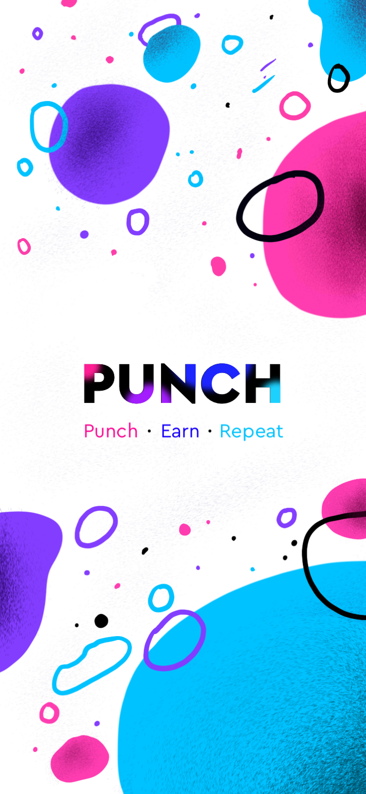 Punch app all screens version 1 by Prakhar Neel Sharma on Dribbble