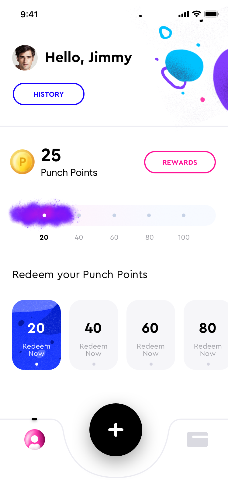 Punch app all screens version 1 by Prakhar Neel Sharma on Dribbble