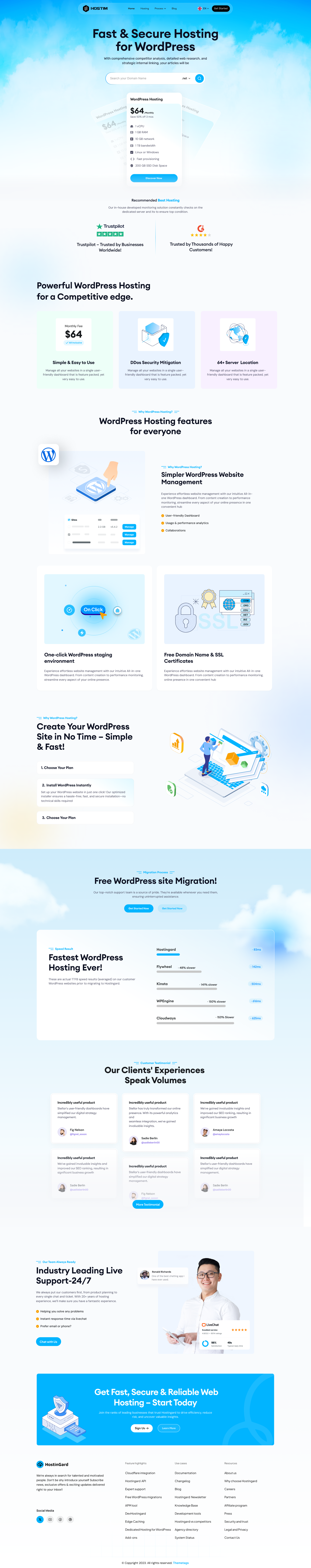 Cloud Server Platform UI Design | Web Hosting template, Pricing by ...