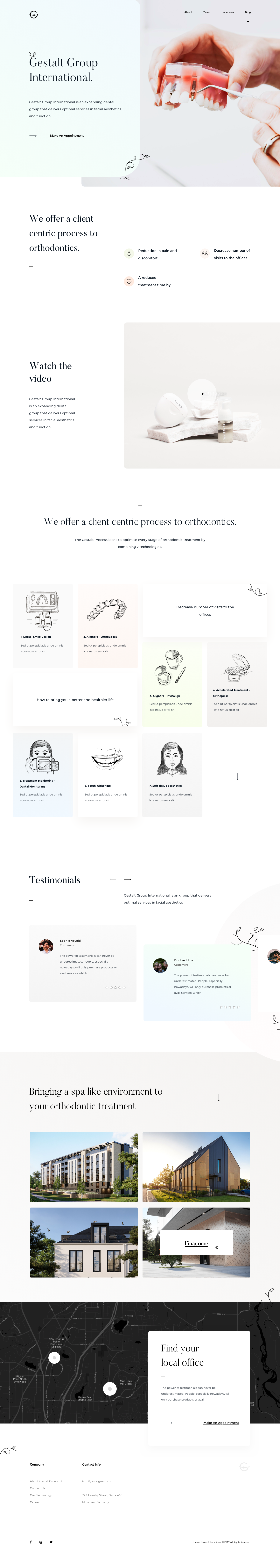 Gestalt Group - International - Website Design & Illustrations by Dejan ...