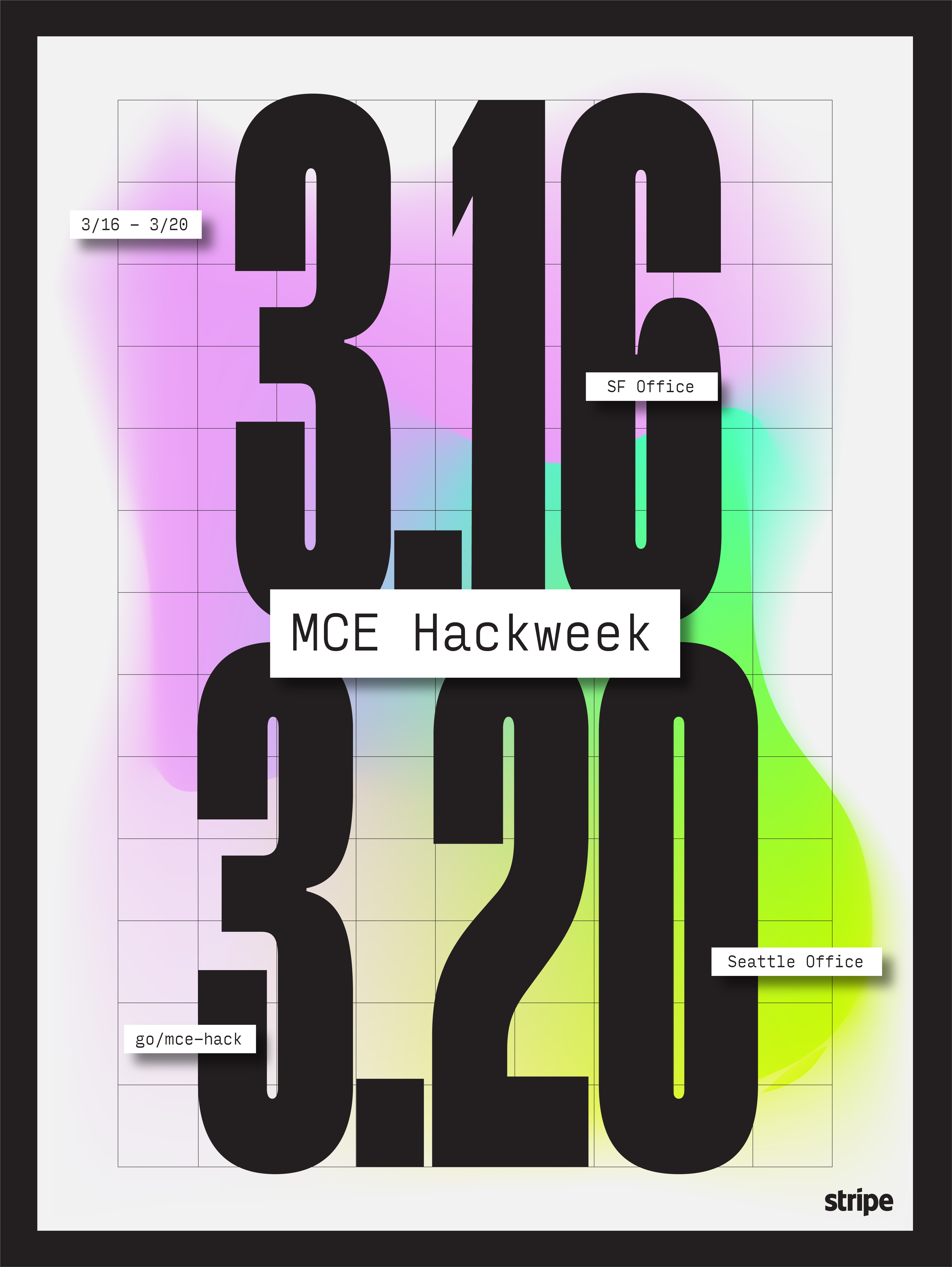 MCE hackathon Poster by Mercedes Bazan on Dribbble