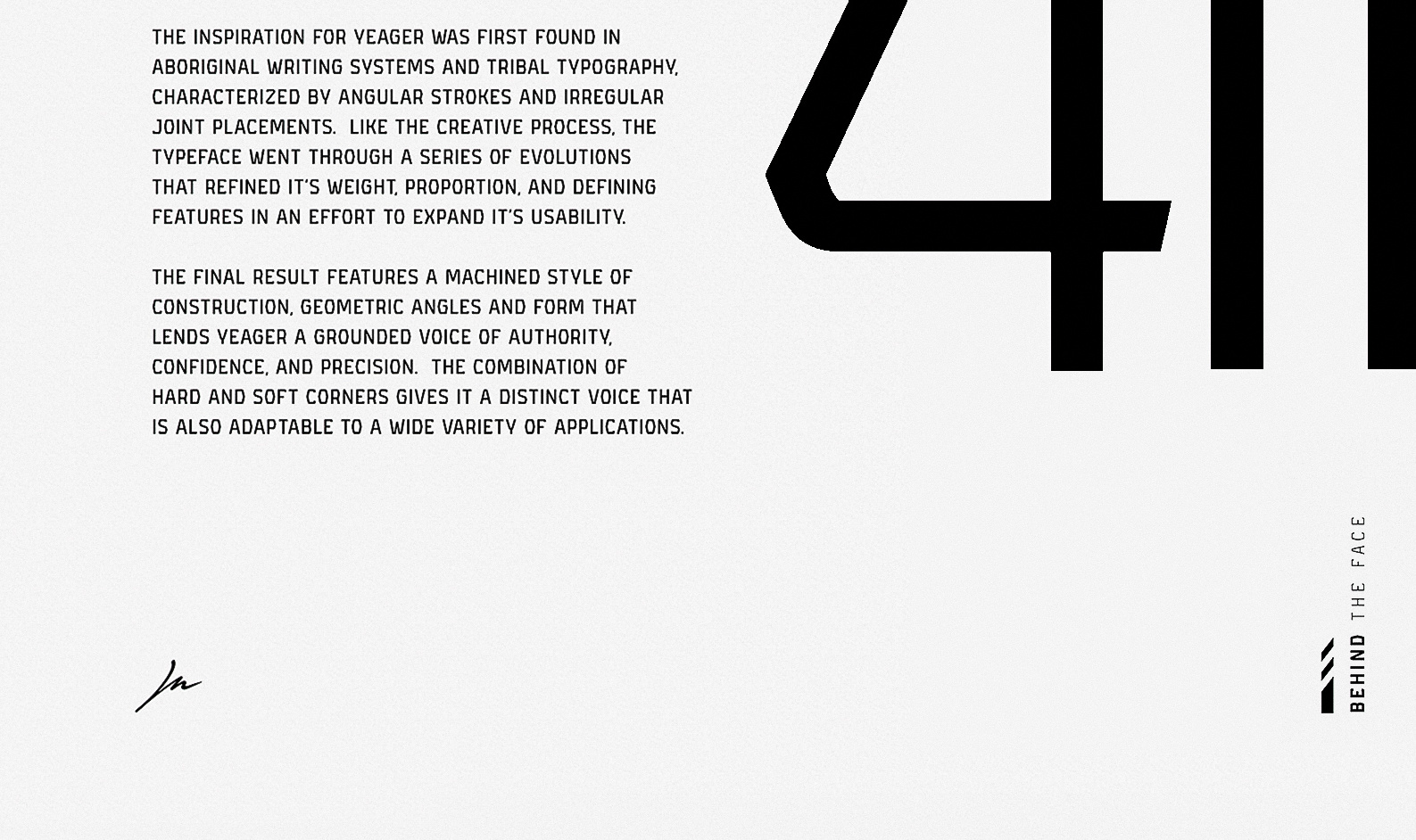 Yeager | FREE Font | Typeface Intro by Jeremy Nelson on Dribbble