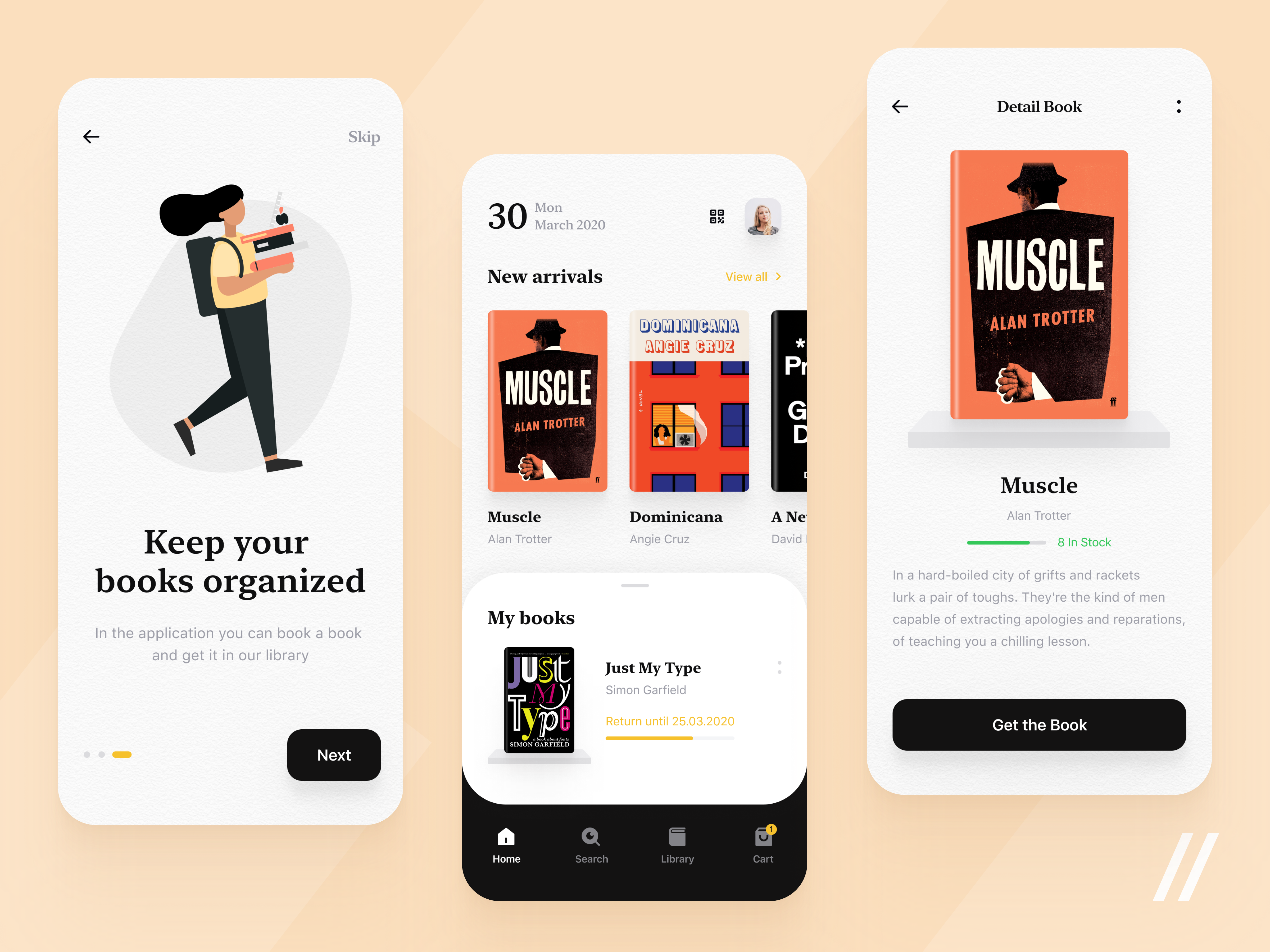 e-Library design concept by Purrweb UI/UX Agency on Dribbble