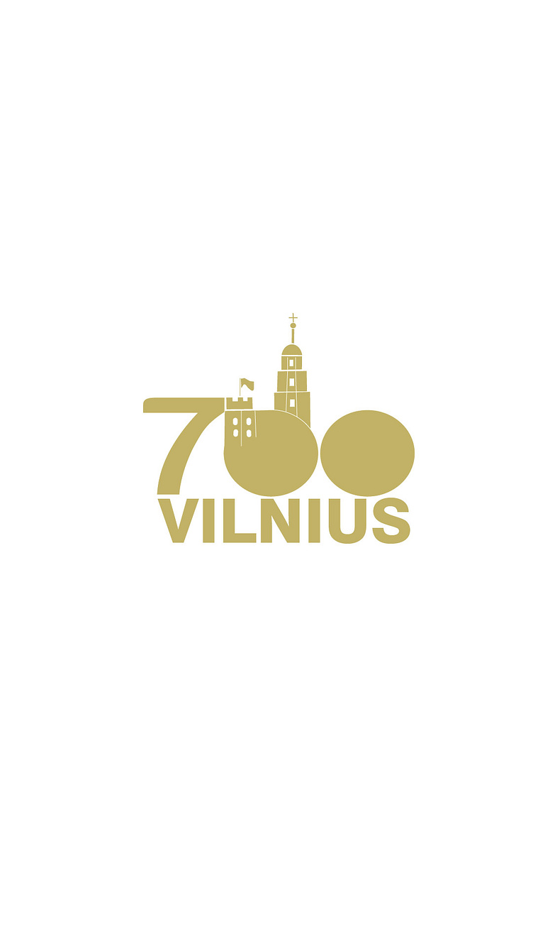 700 vilnius logo by jumu_graphic on Dribbble