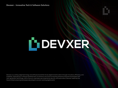 Devexer -tech, technology logo design, logos & brand identity by Somrat ...