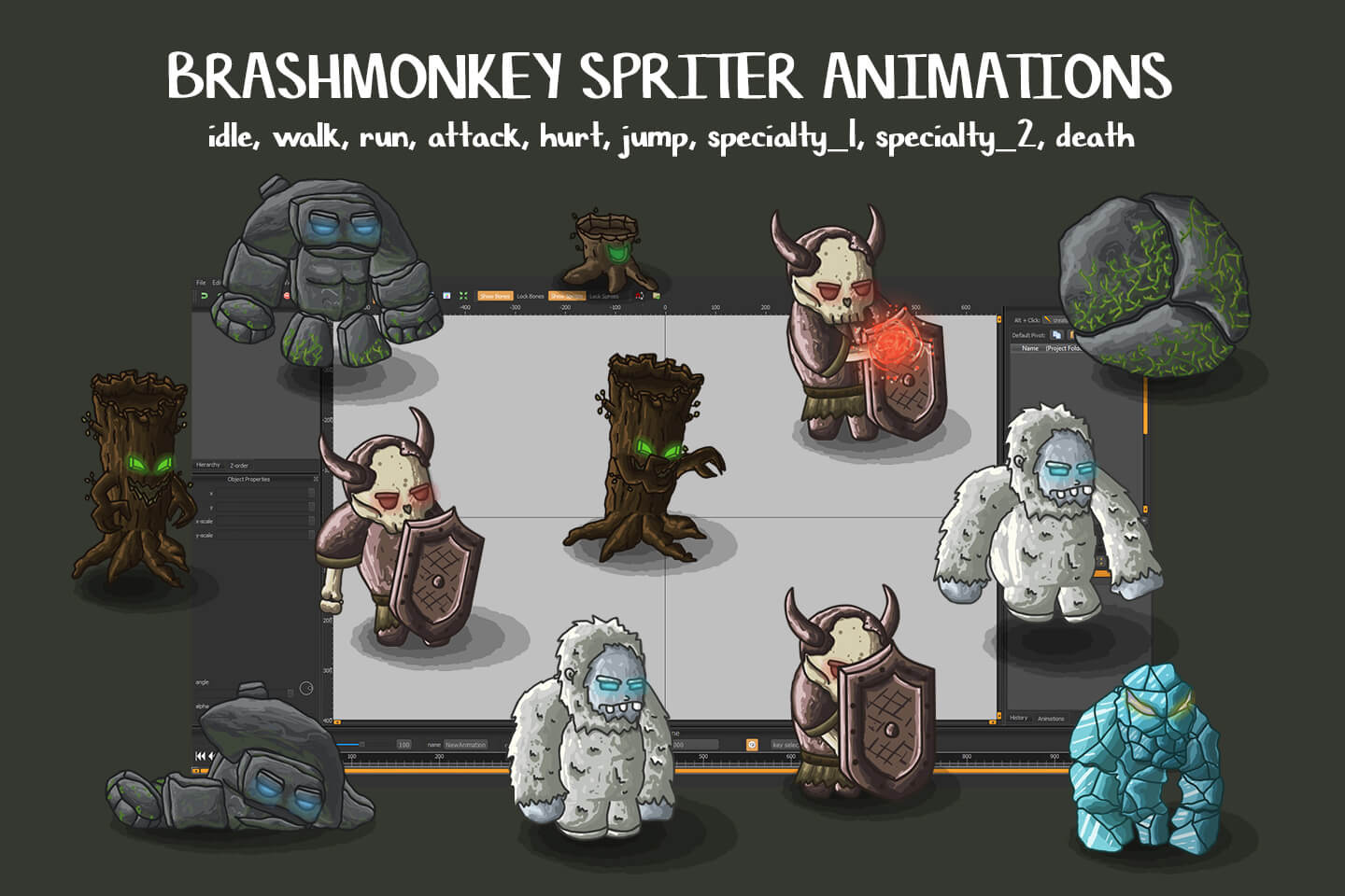 Boss Monster 2D Game Sprites by 2D Game Assets on Dribbble
