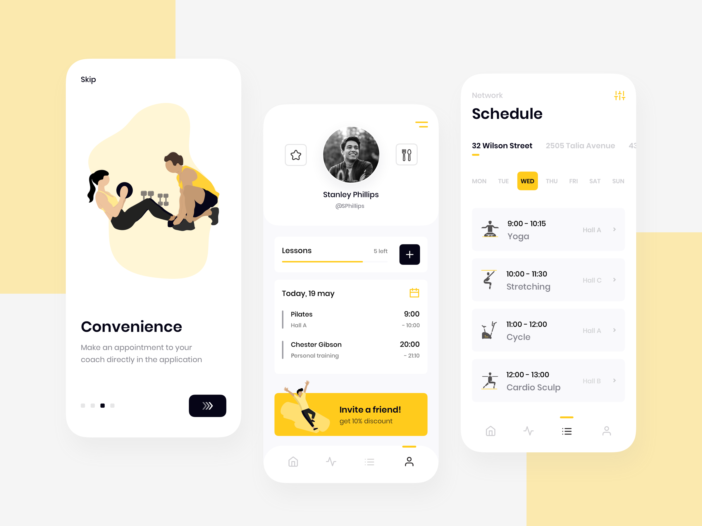 Online Scheduling App for Gym Chains by Cleveroad on Dribbble