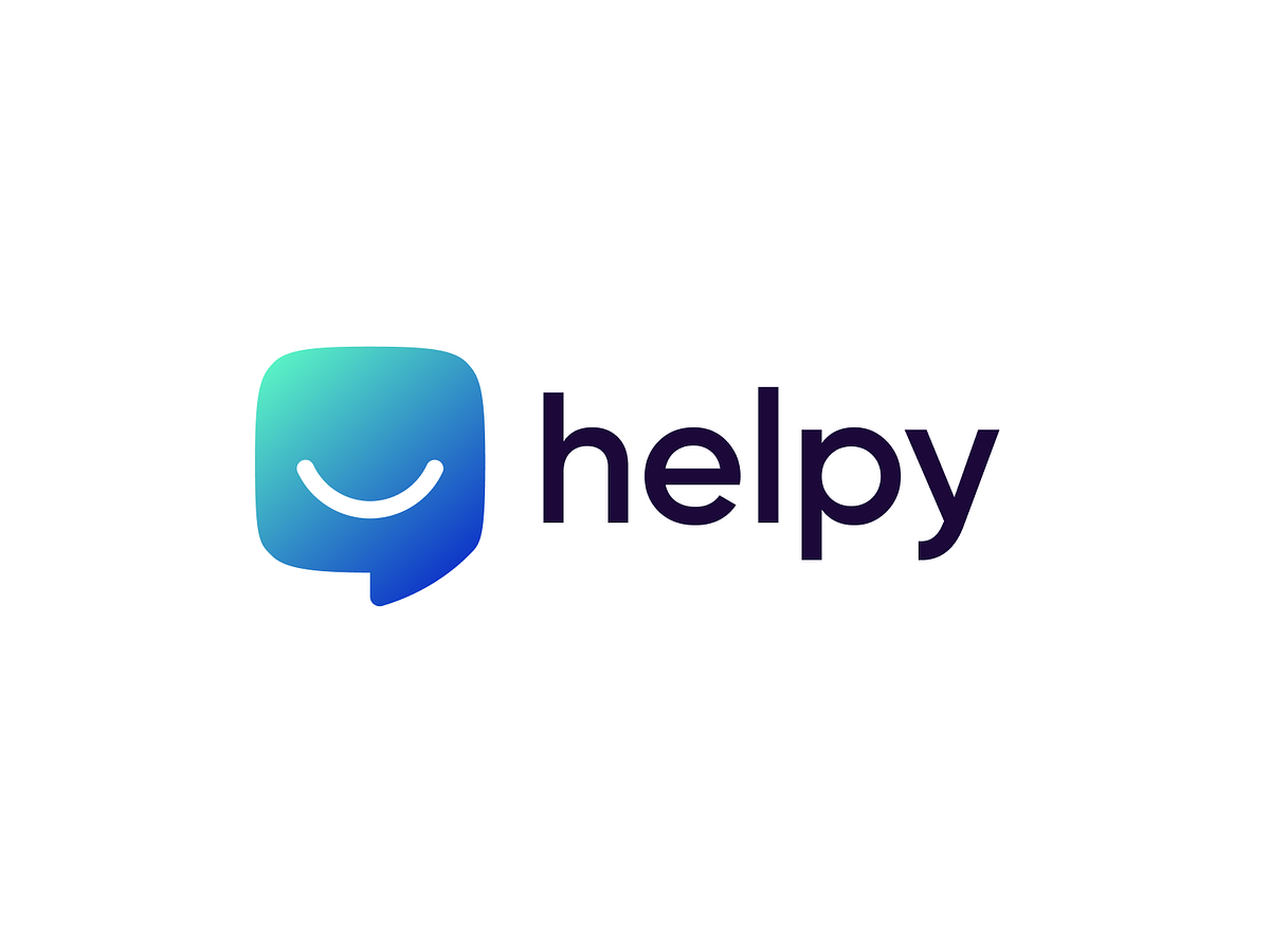 helpy - Personal assistant app logo by Nicu Zaporojan on Dribbble