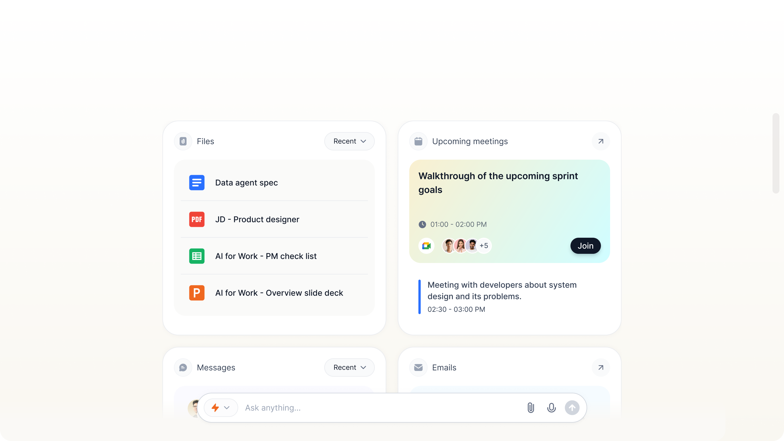 AI Agent Chat UI – Smart, Context-Aware Conversations by Raw UX on Dribbble