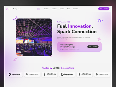 Event Website UI by Green Apex on Dribbble