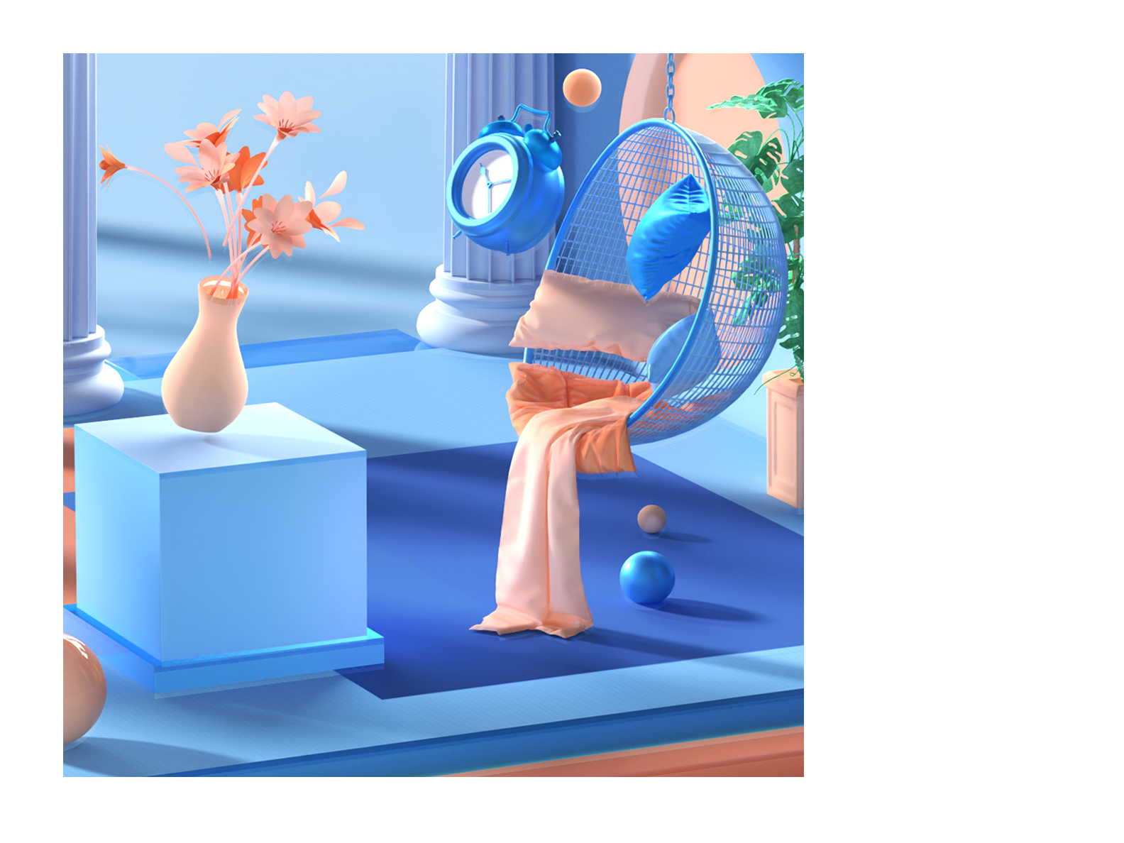 Chillin space by Nguyen Nguyen on Dribbble