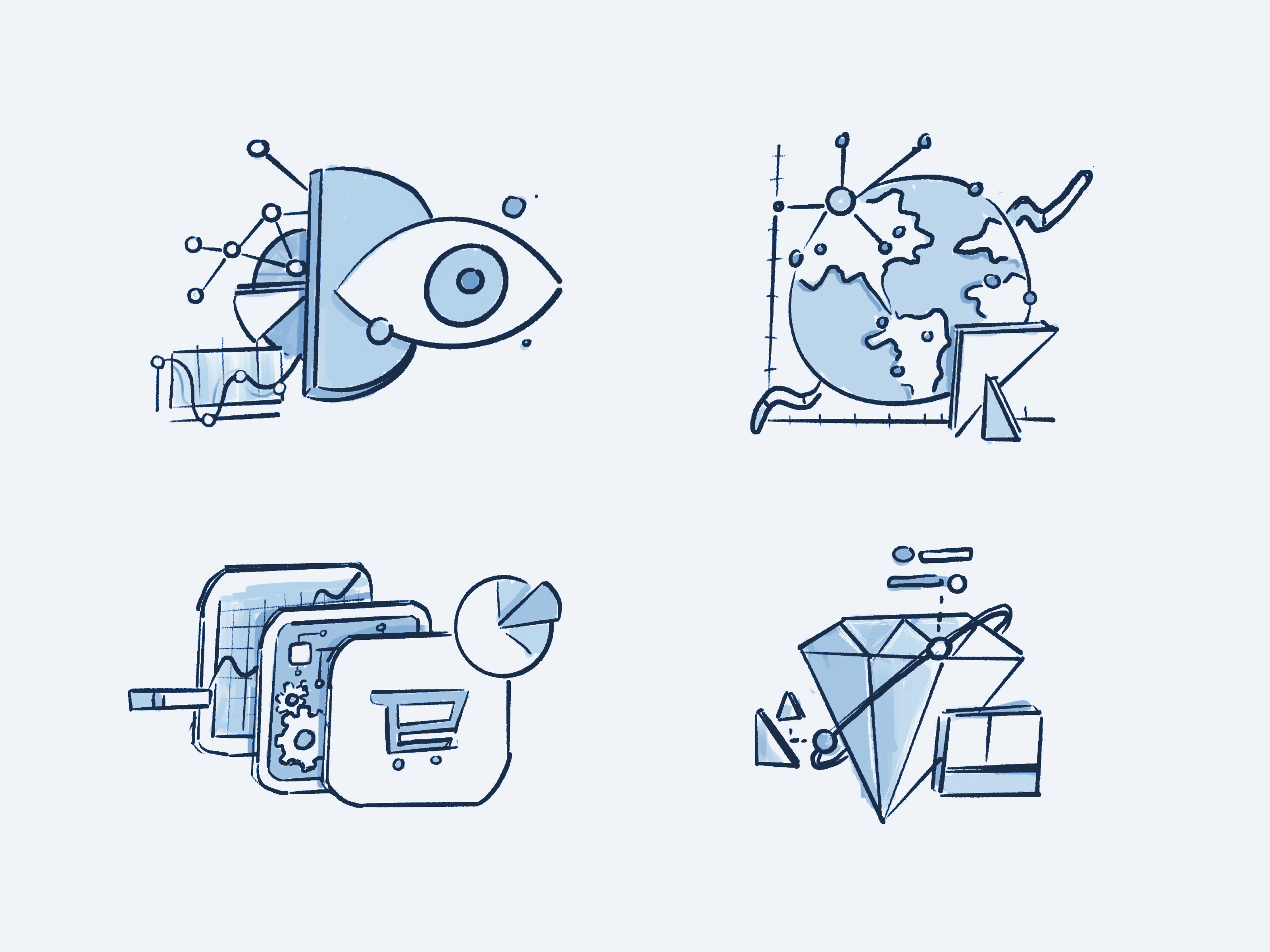 3D Data Vis by Jeremiah Shaw on Dribbble