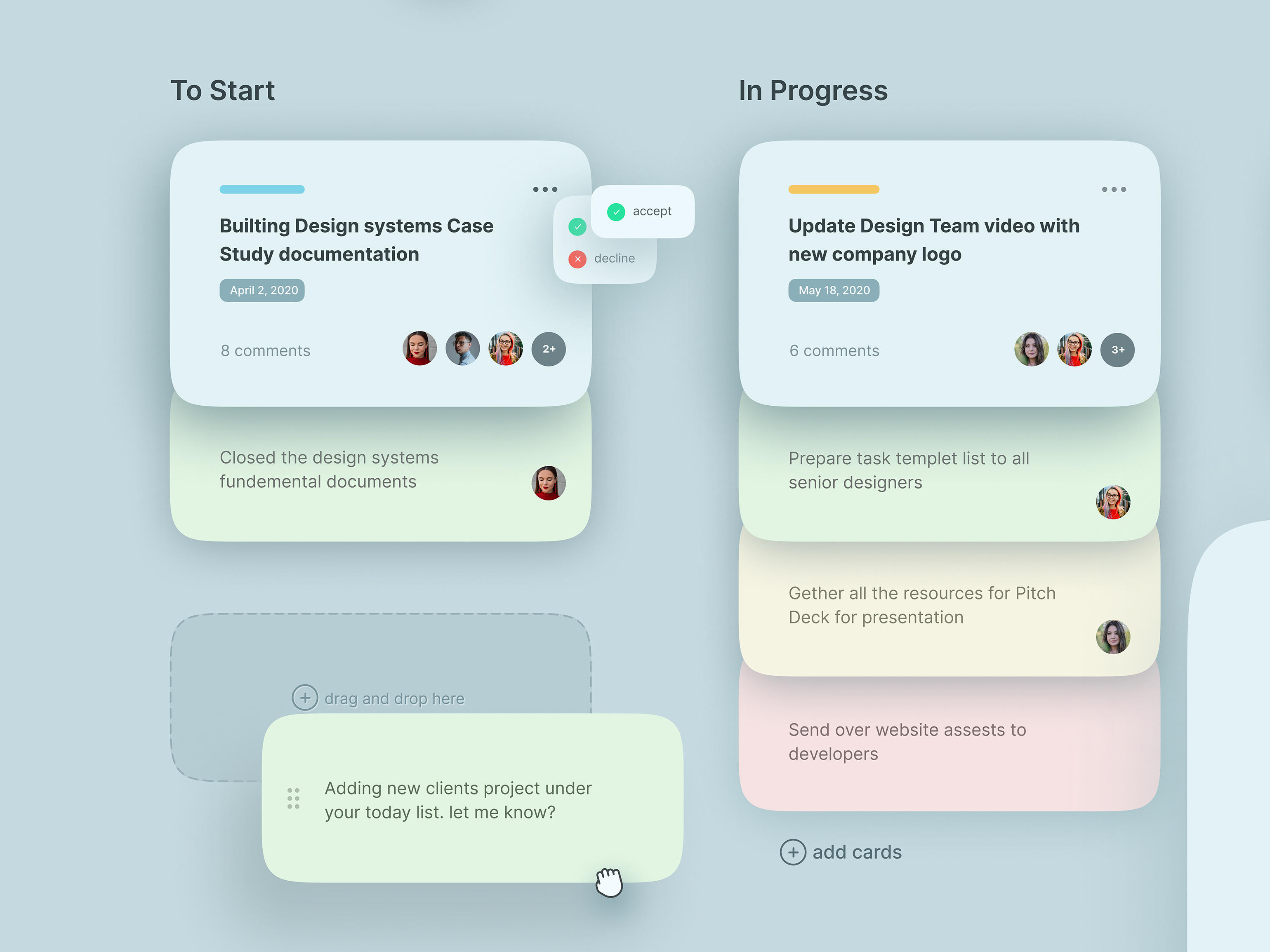 Task Management by Brandi on Dribbble