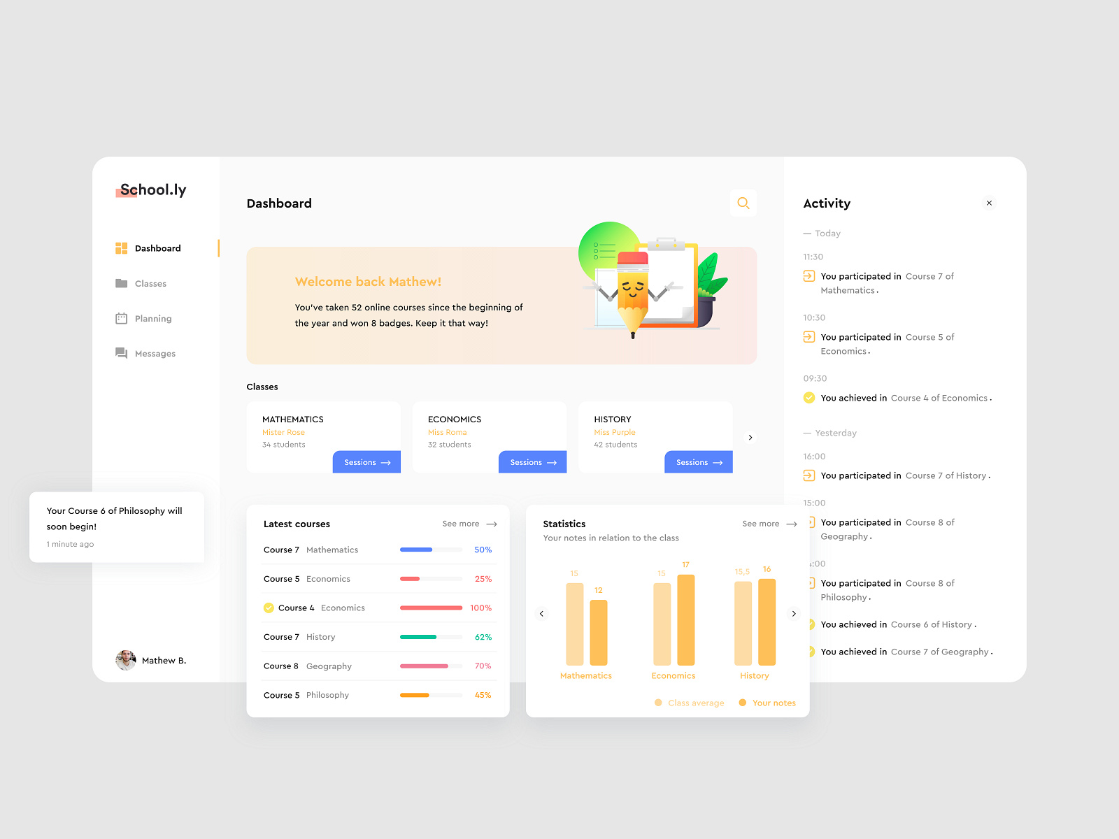 Daily UI Challenge #066 - Statistics by Nathalie Tran on Dribbble