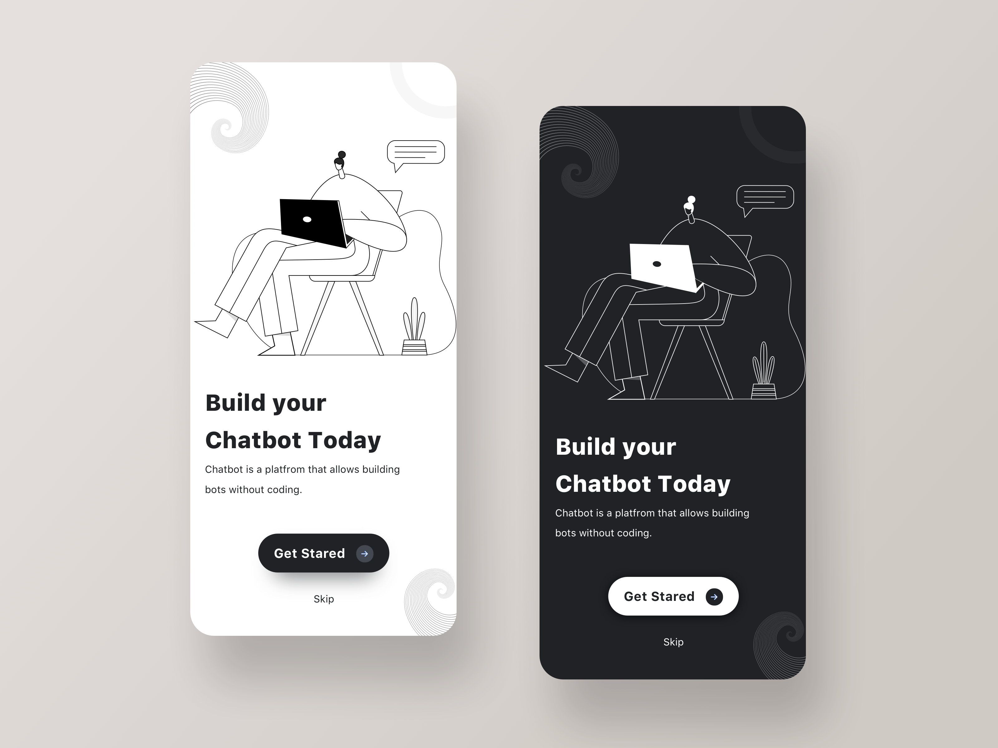 Chatbot by The Design Sky on Dribbble