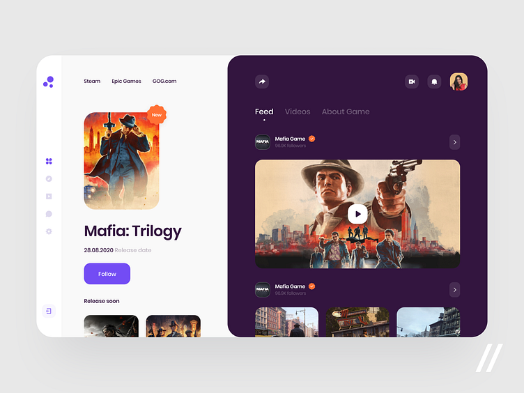 Video Game Platform by Purrweb UI/UX Agency on Dribbble