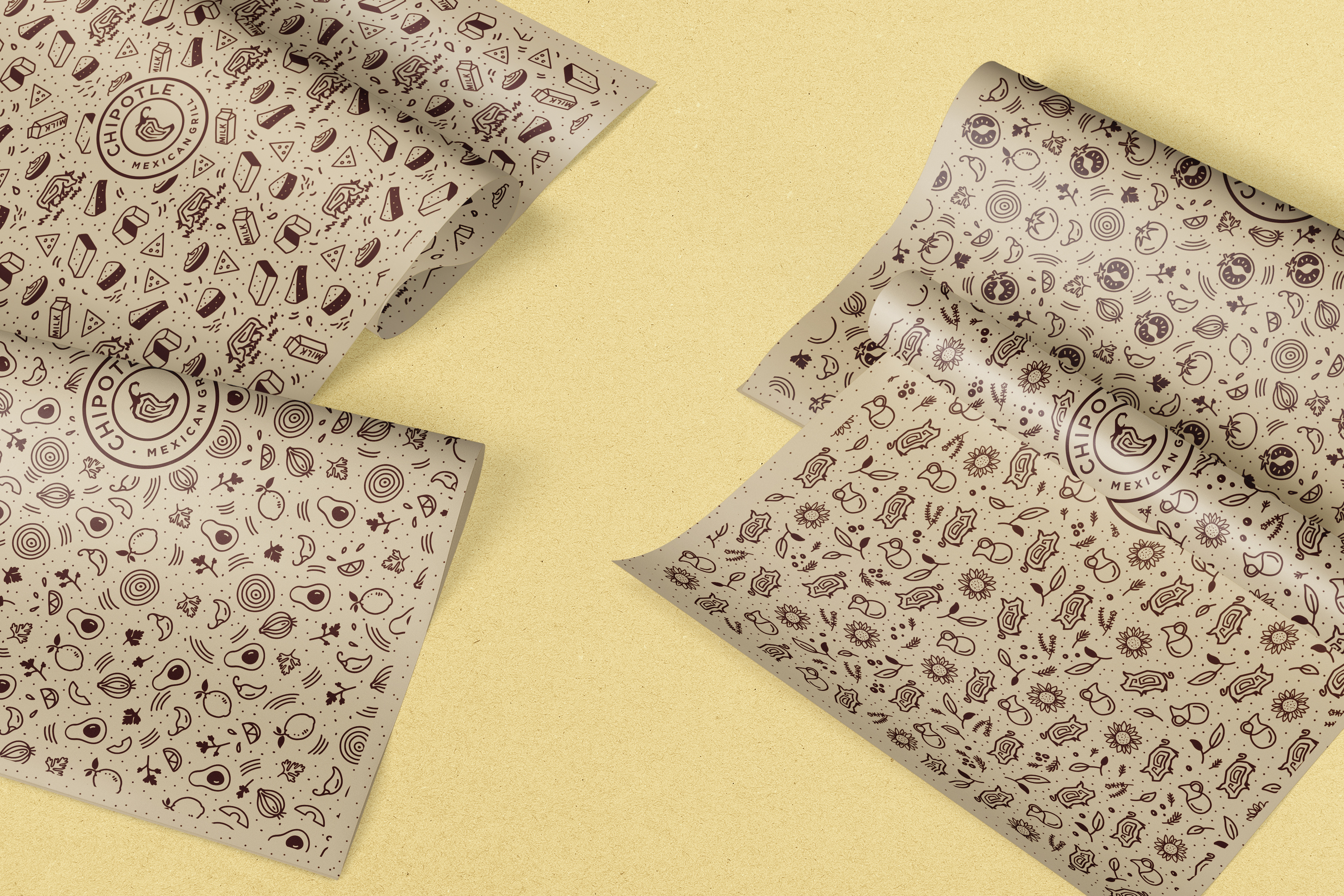 Chipotle, Real Ingredients Packaging by JD&Co. Design on Dribbble