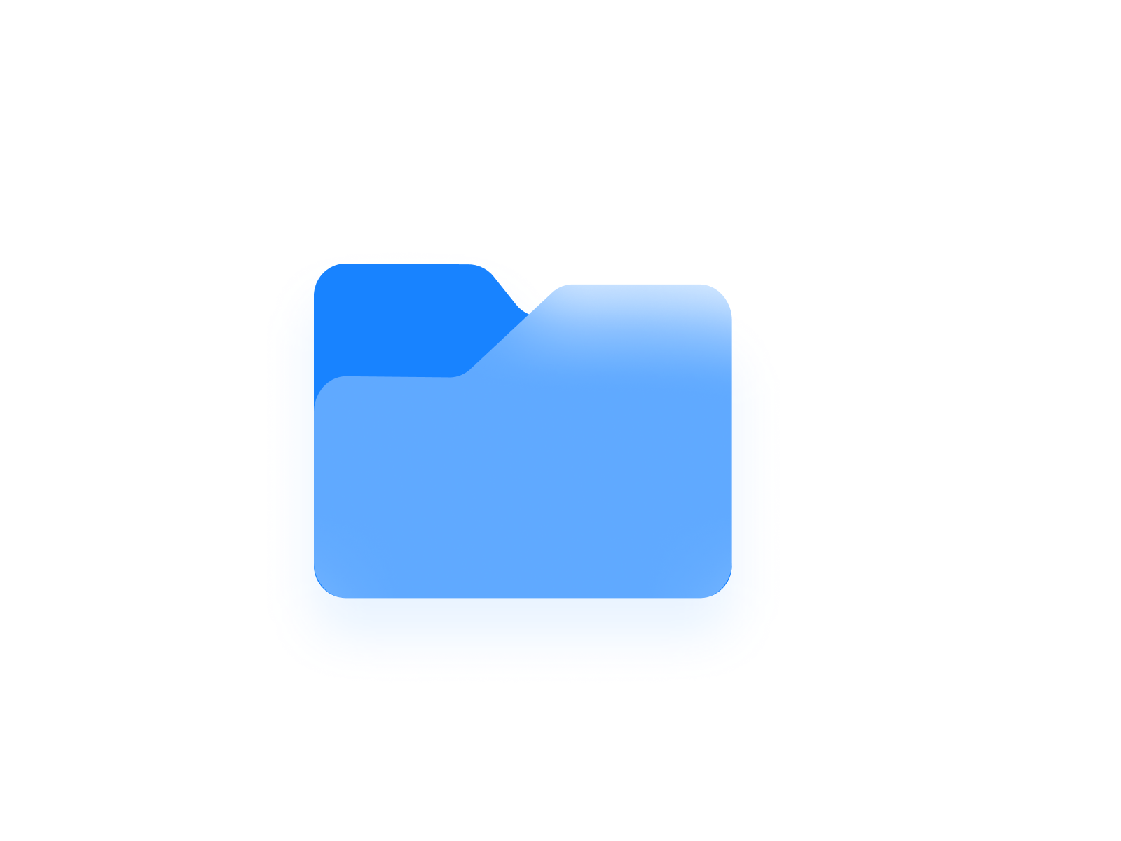 Glassy Effect Folder Icon by Ashim Adhikari on Dribbble
