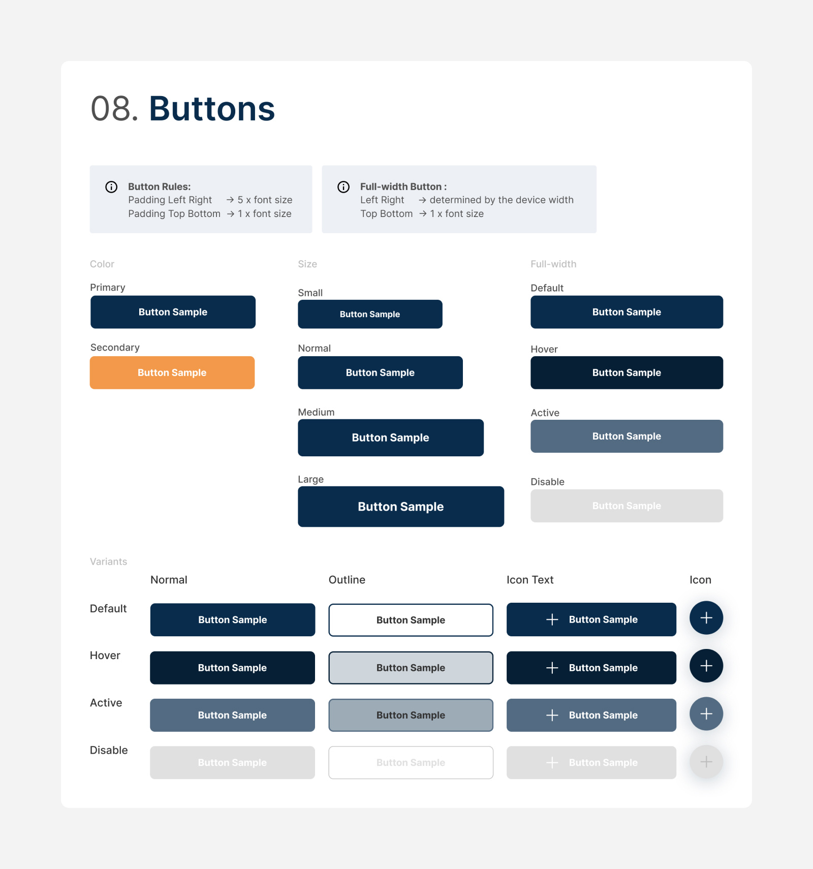 UI Style Guidelines by yahya Amirudin for Illiyin Studio on Dribbble