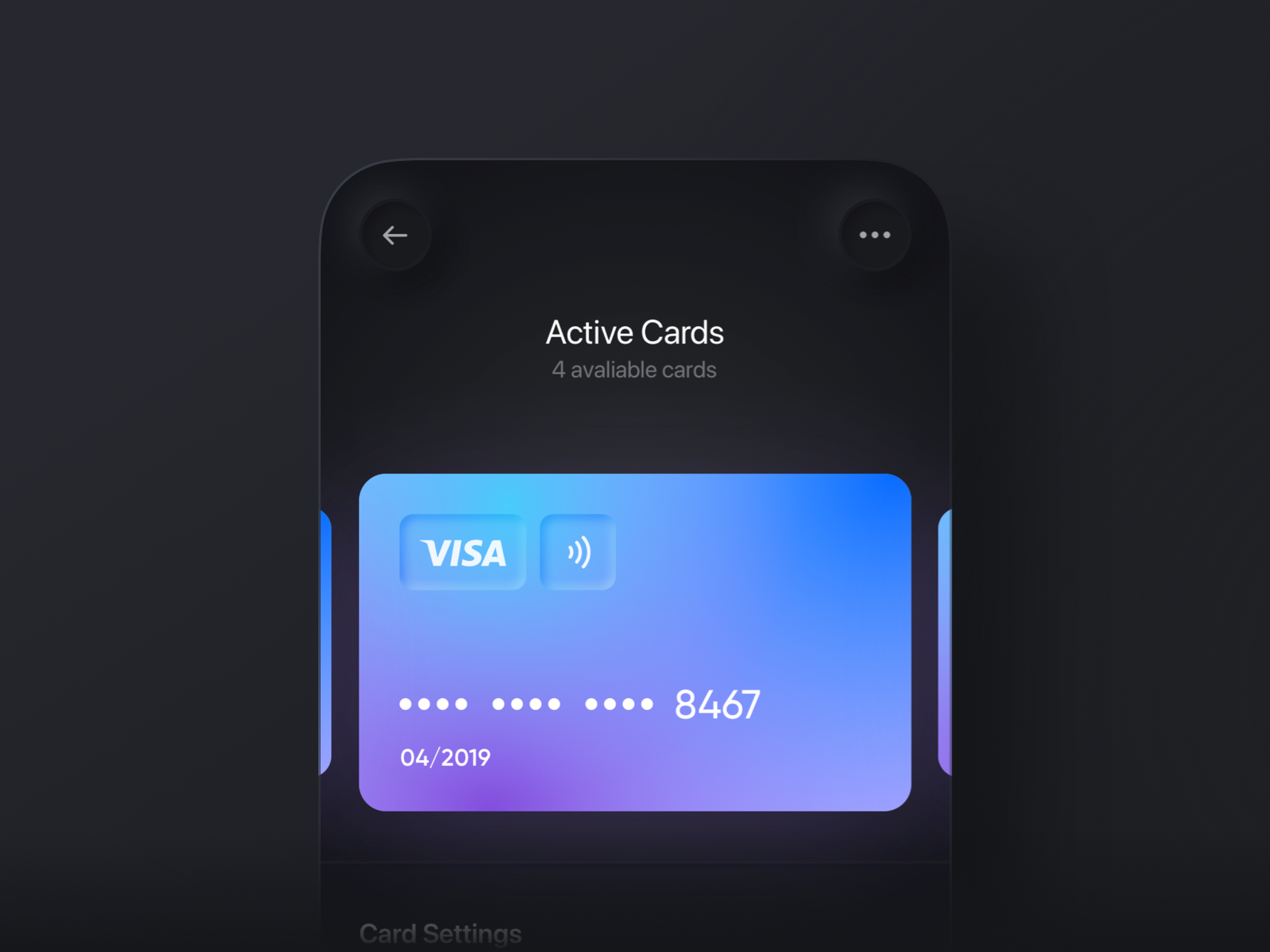 Dark Banking App by Filip Legierski for Riotters on Dribbble