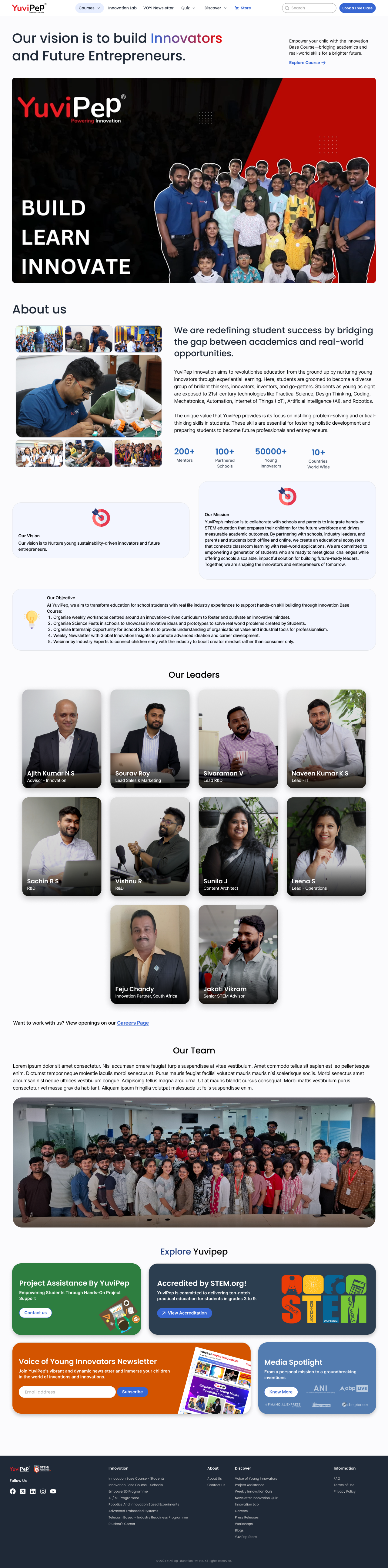 YuviPep Website Revamp – A Digital Transformation by Rohan Navale on ...