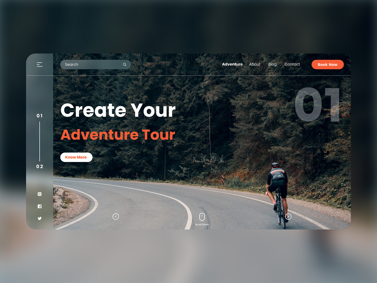 Adventure Tour Website by Mayursinh Jadeja for Redlio Designs on Dribbble