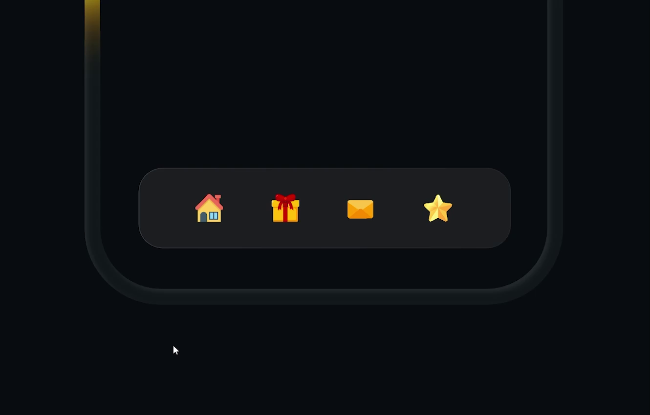 Rive smooth, interactive Tab Bar animation by BIJOY CHANDRA on Dribbble