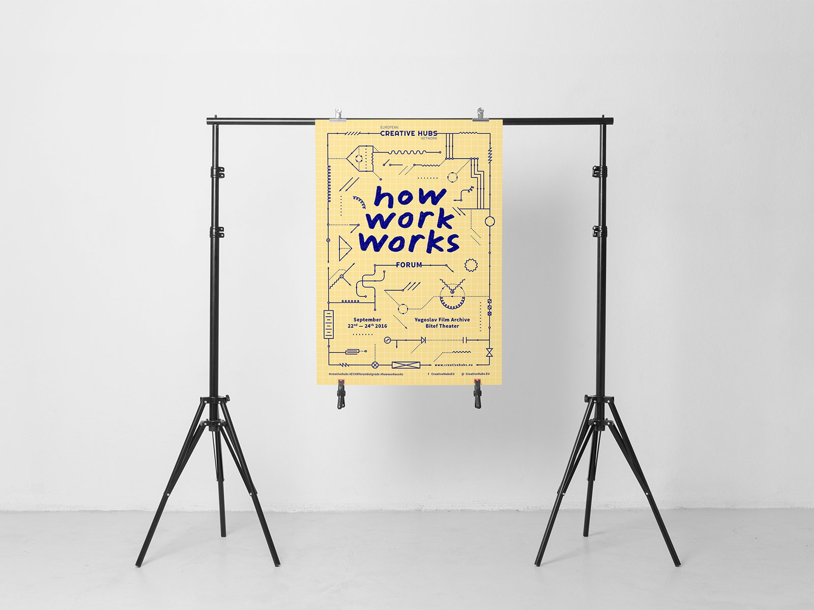 How Work Works — Poster by Olga Vajagić on Dribbble