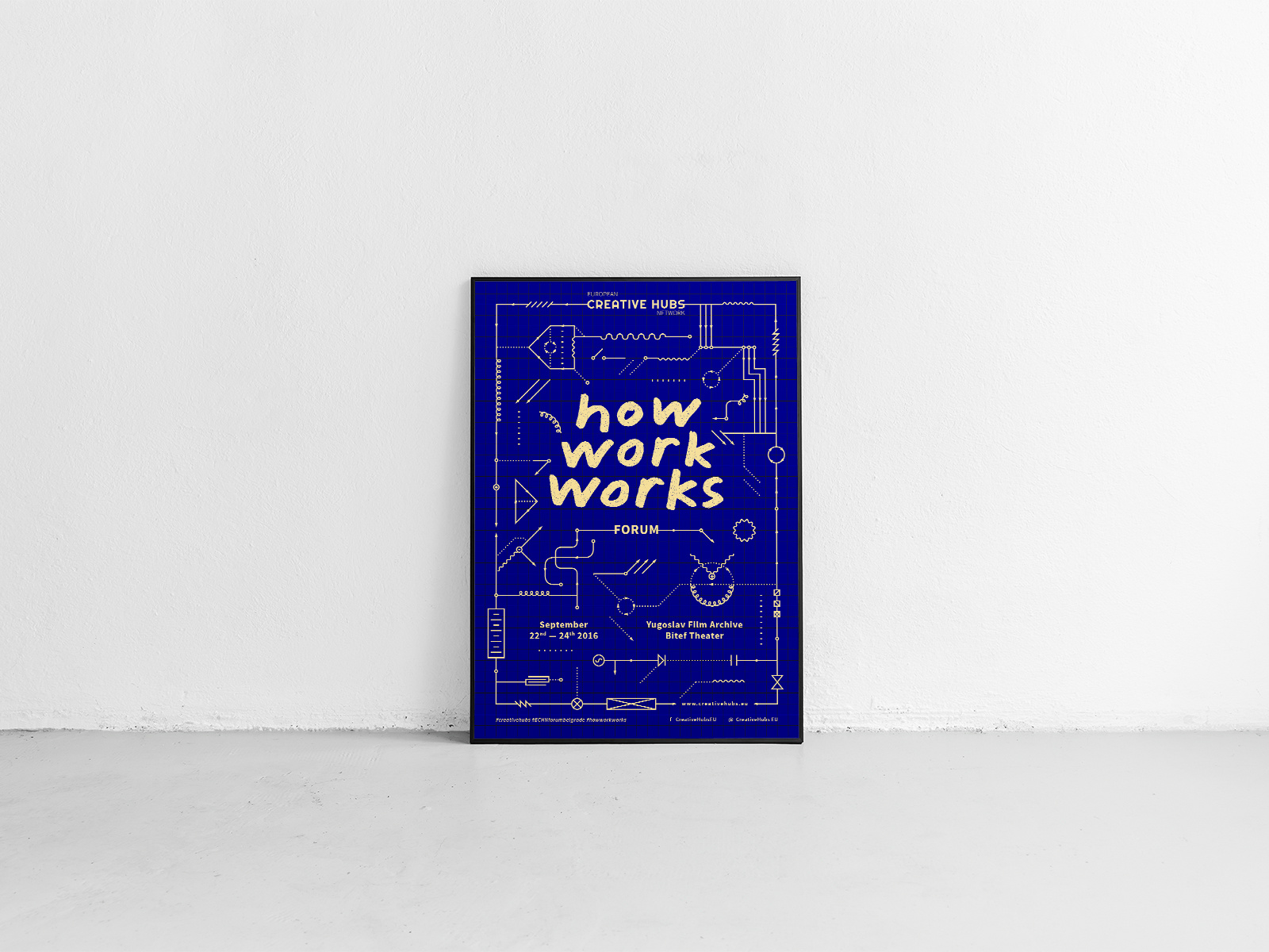 How Work Works — Poster by Olga Vajagić on Dribbble