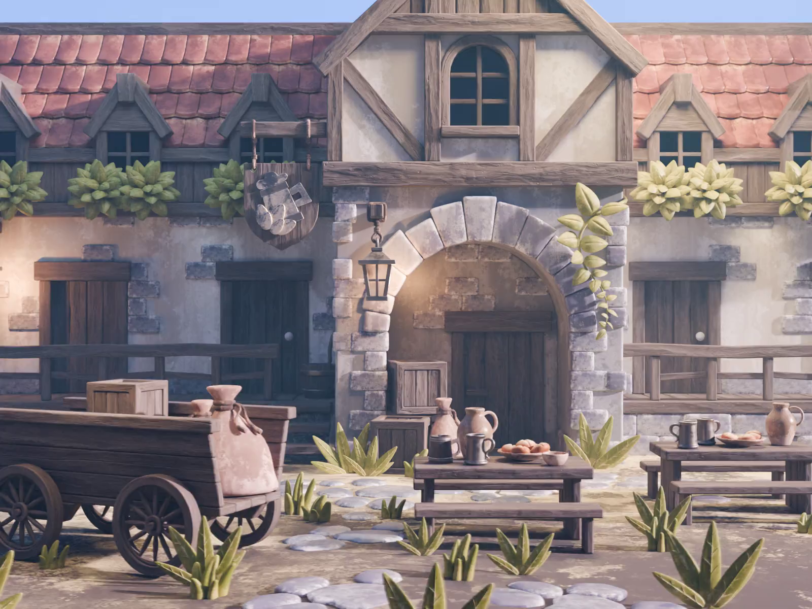 Medieval Tavern Tutorial by Roman Klčo on Dribbble