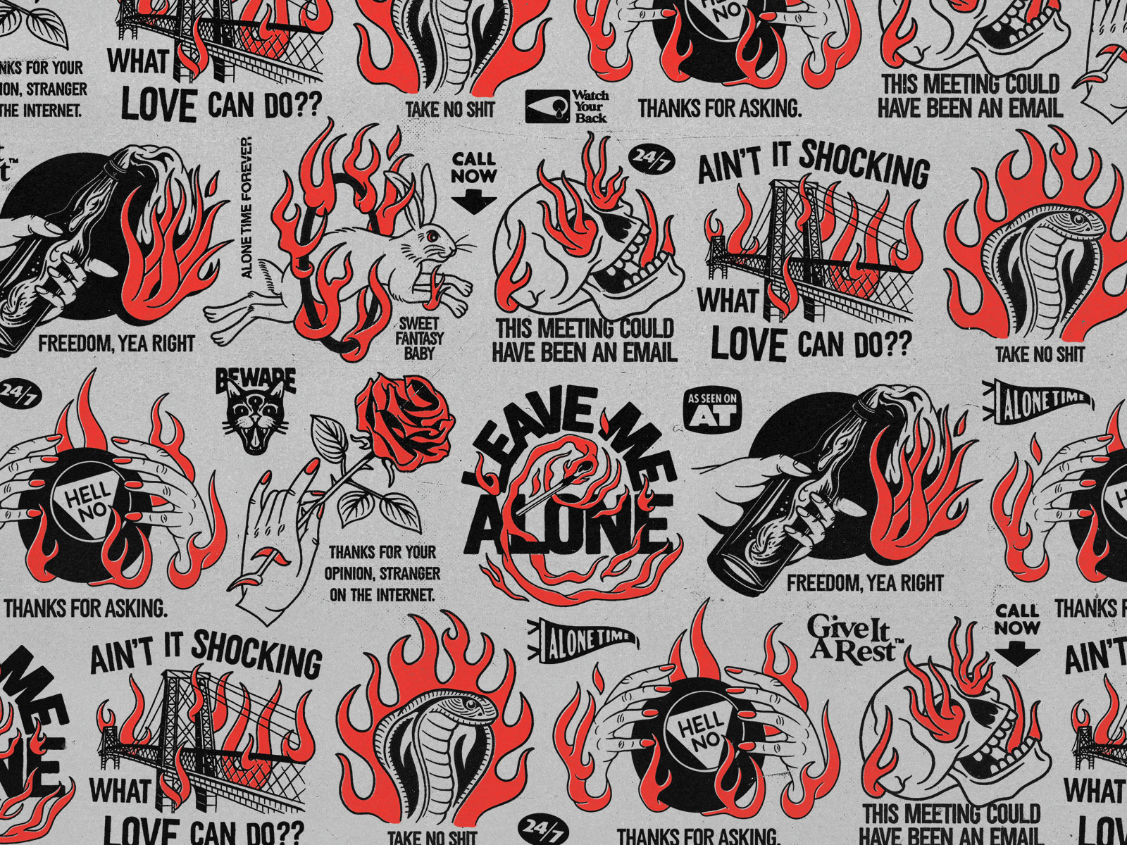 On Fire by Eric Lee on Dribbble
