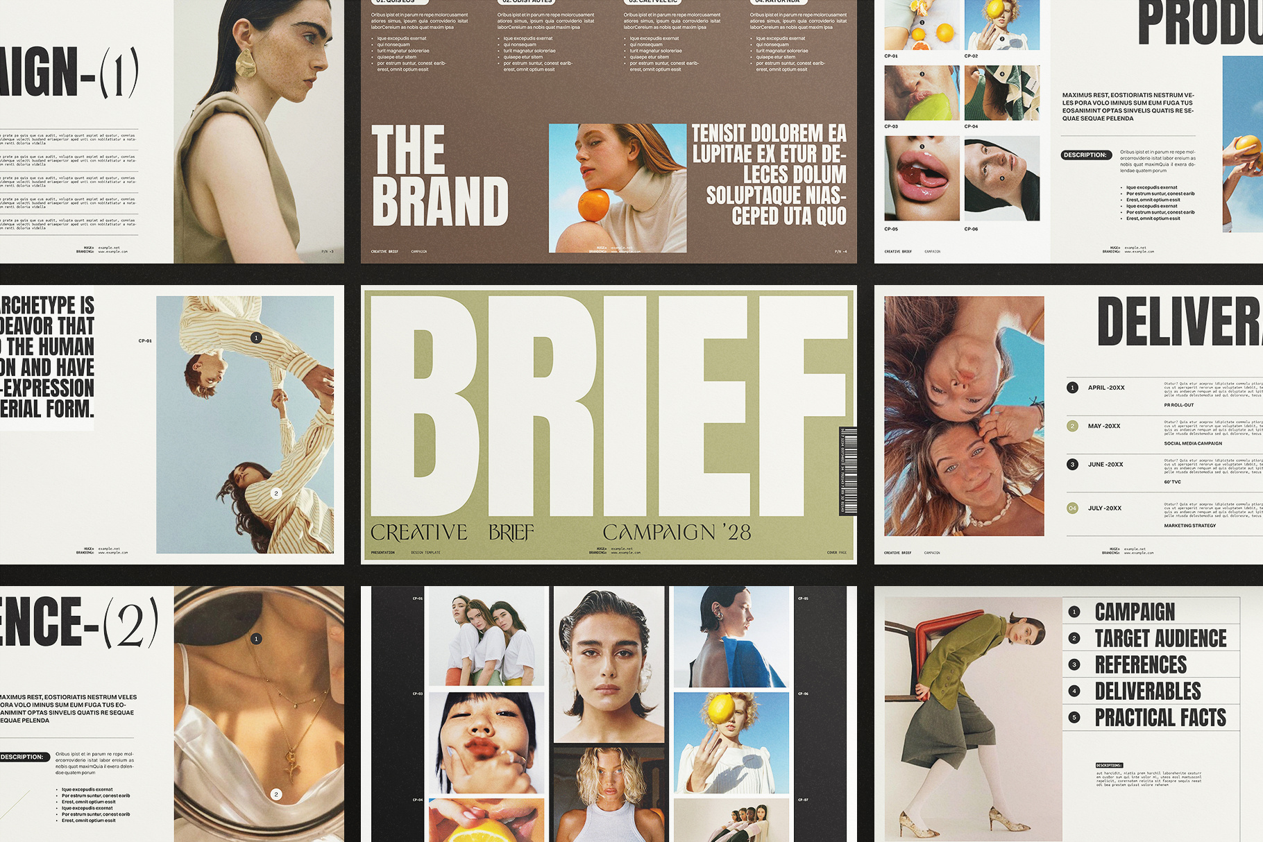 HUGE | Creative Brief Campaign Template by ArtisanaAura on Dribbble