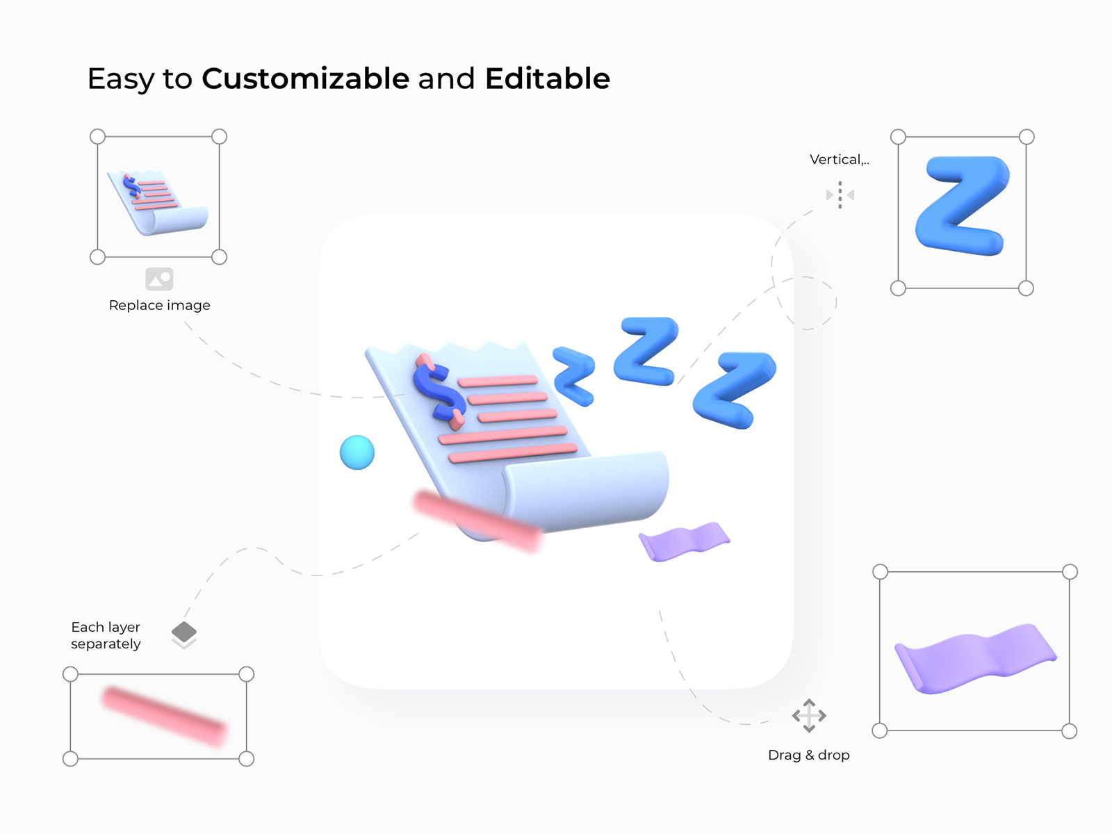 Shopping 3D Illustrations - Part 1 by Twenty-Two on Dribbble