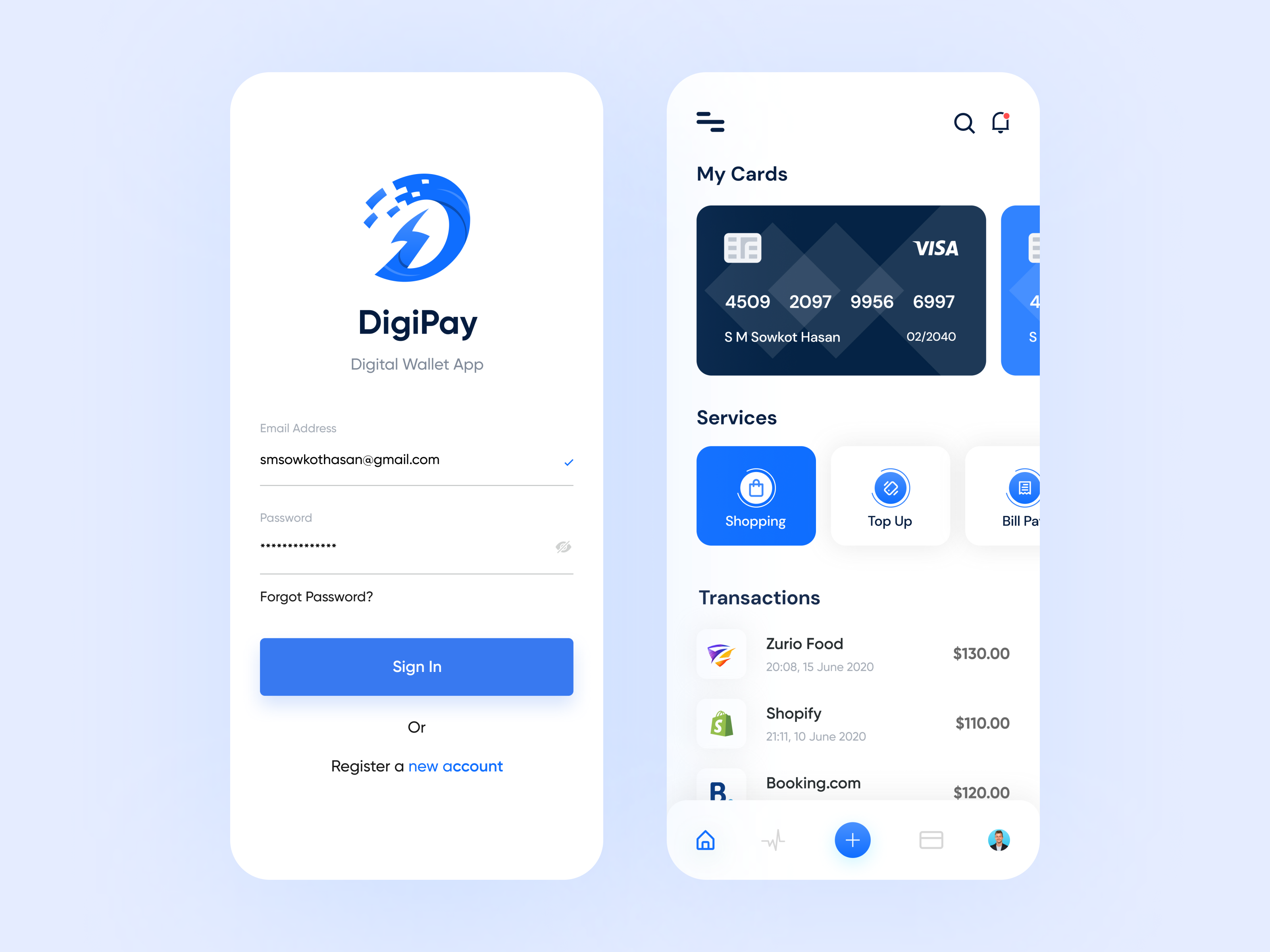 DigiPay - Digital Wallet App by Sowkot 🔥 for Pixency on Dribbble