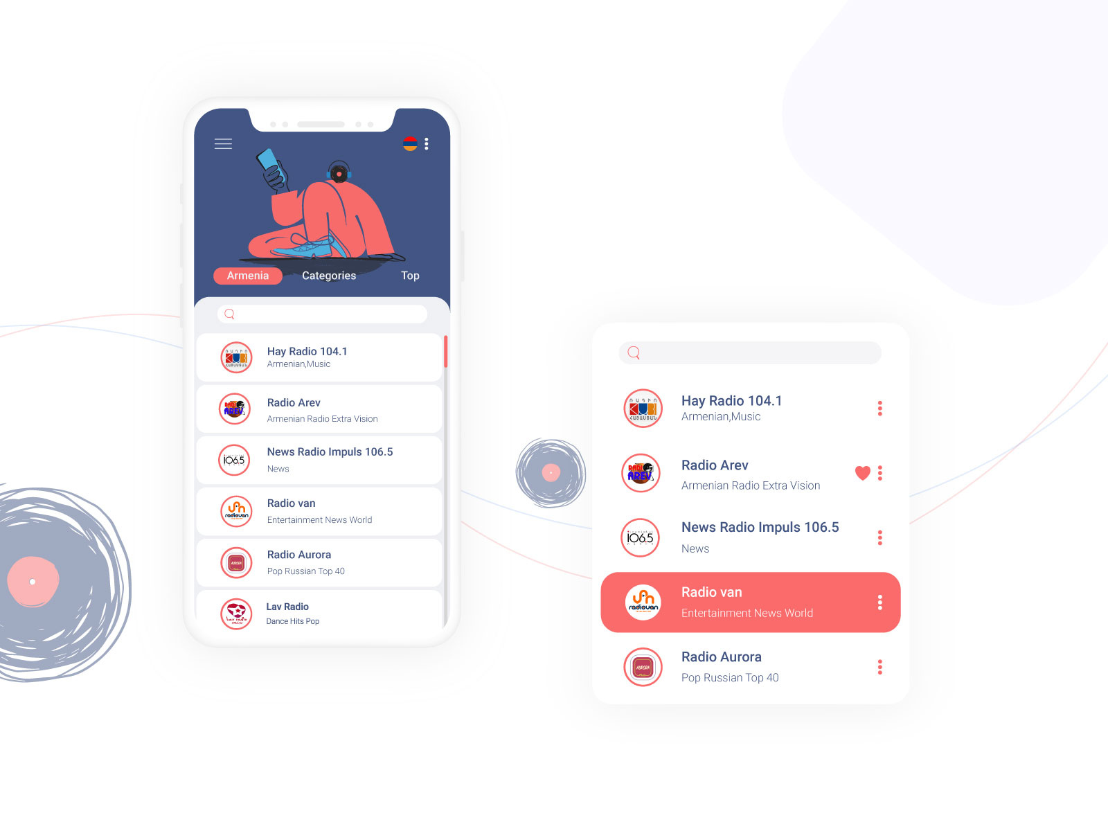 InOut Music app by Addevice: UI/UX Design and Development Agency on ...