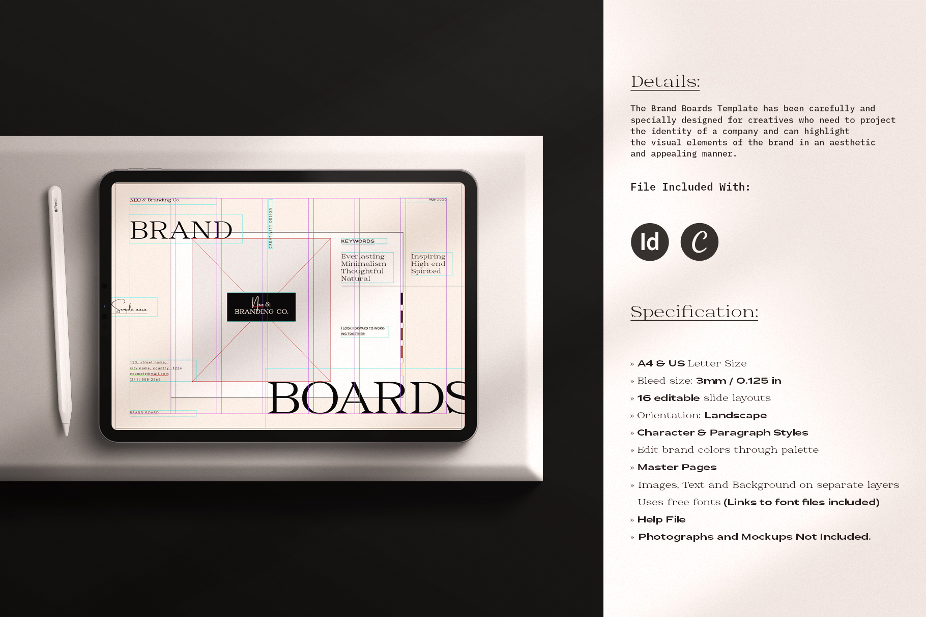Brand Boards Design Template by ArtisanaAura on Dribbble