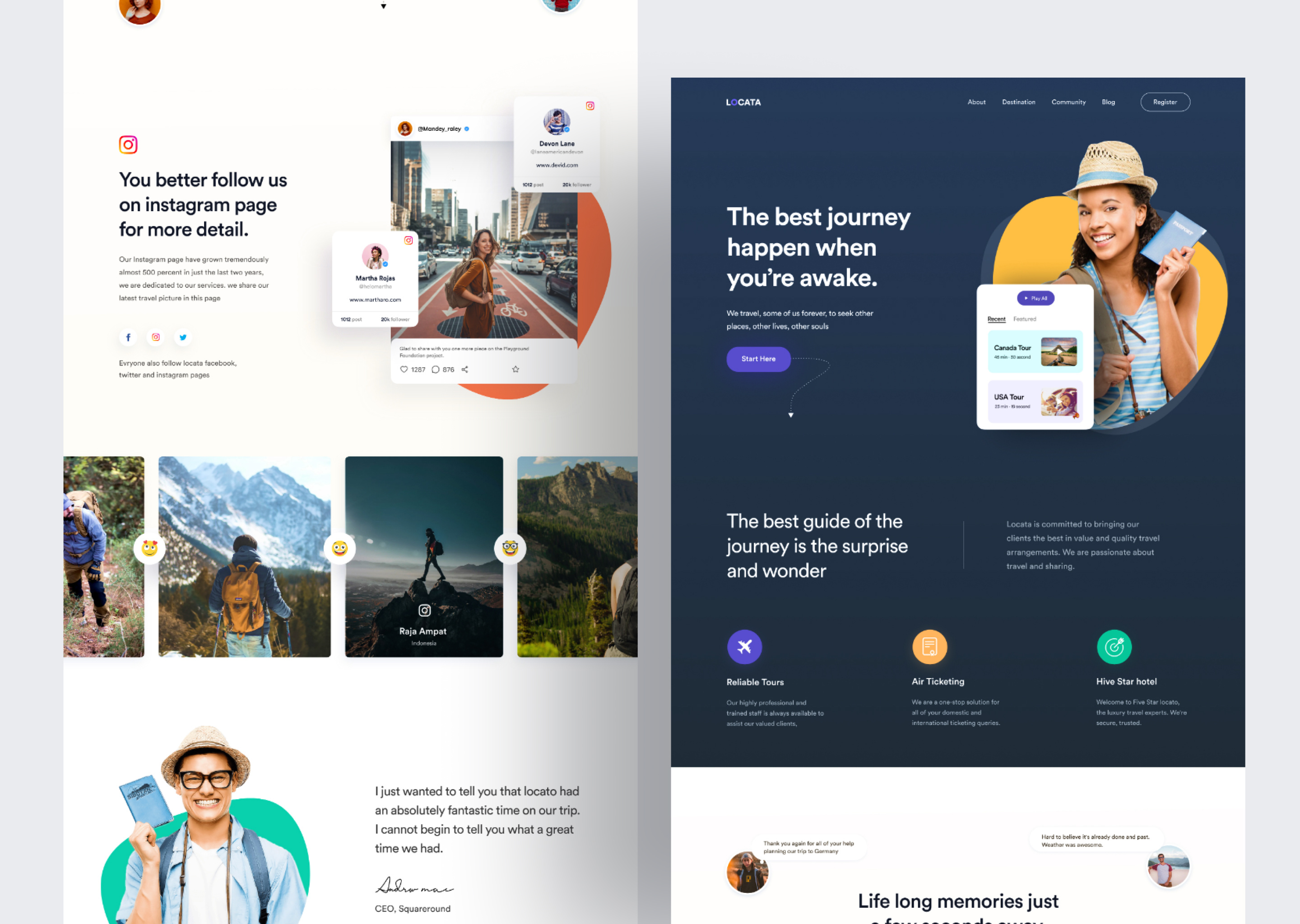 Locata Website Design by Turja Sen Das Partho on Dribbble