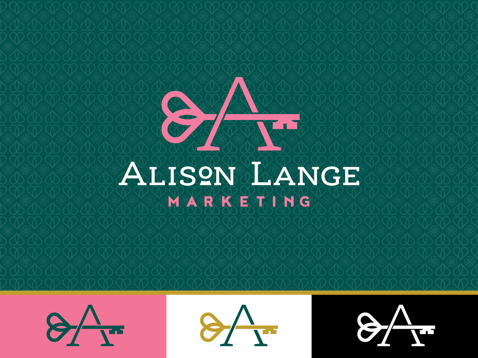 Alison Lange Marketing Approved Logo by Barak Tamayo on Dribbble