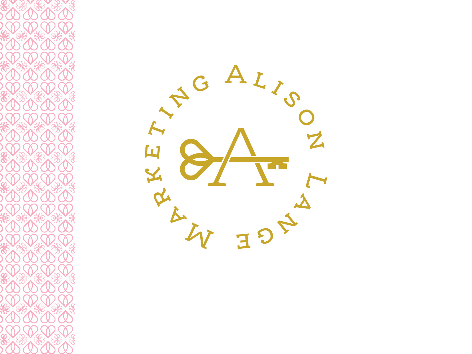 Alison Lange Marketing Approved Logo by Barak Tamayo on Dribbble