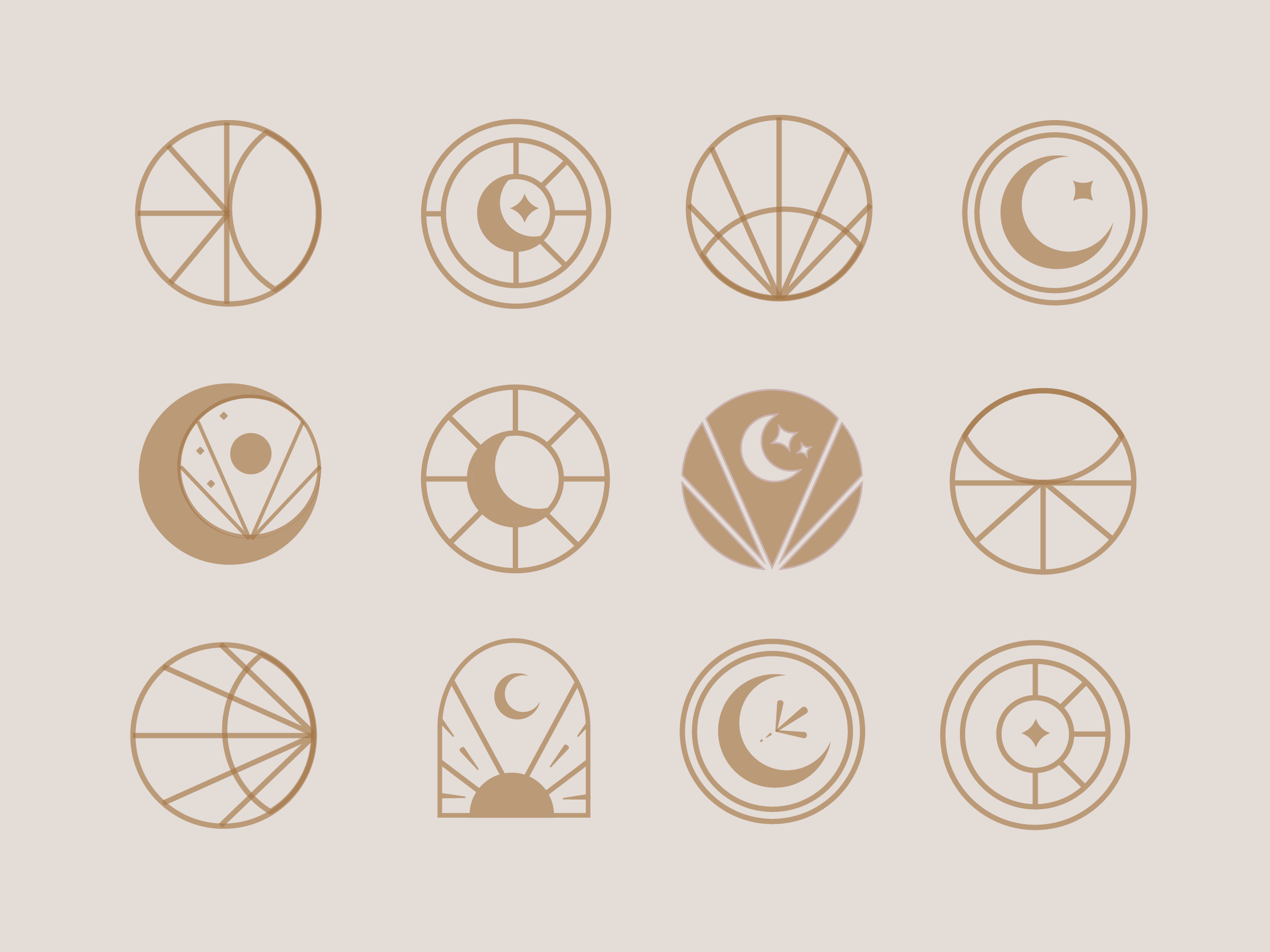 Moon Logos by Kevin Craft on Dribbble